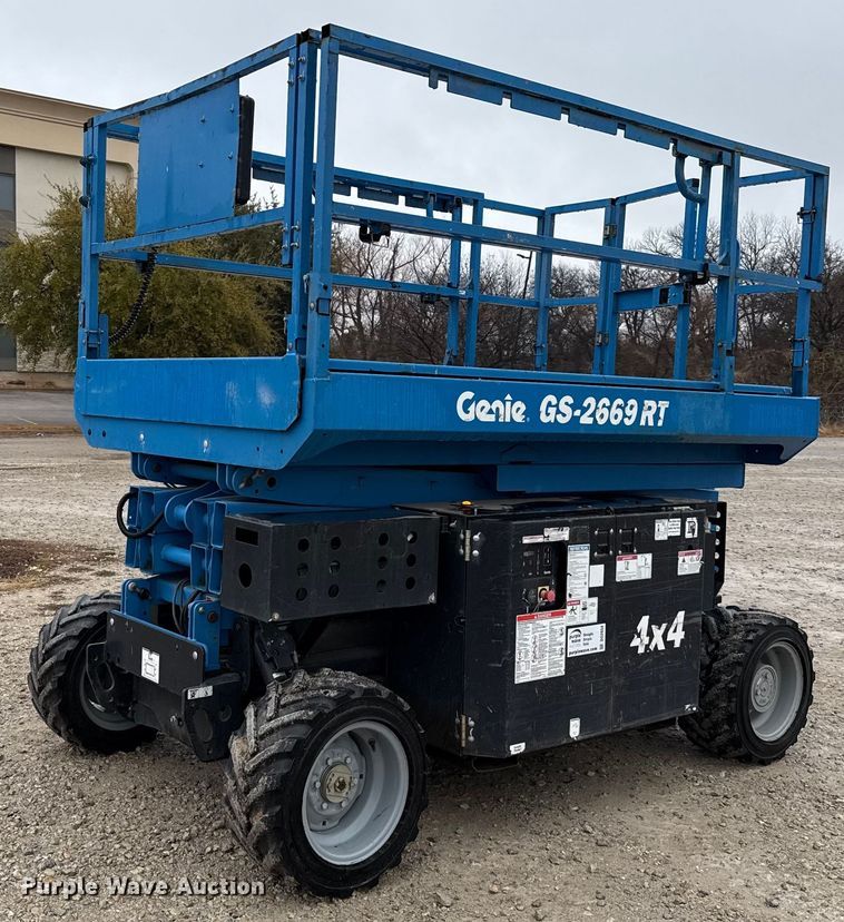 2018 Genie GS-2669 RT scissor lift in Stephenville, TX | Item DO2654 ...
