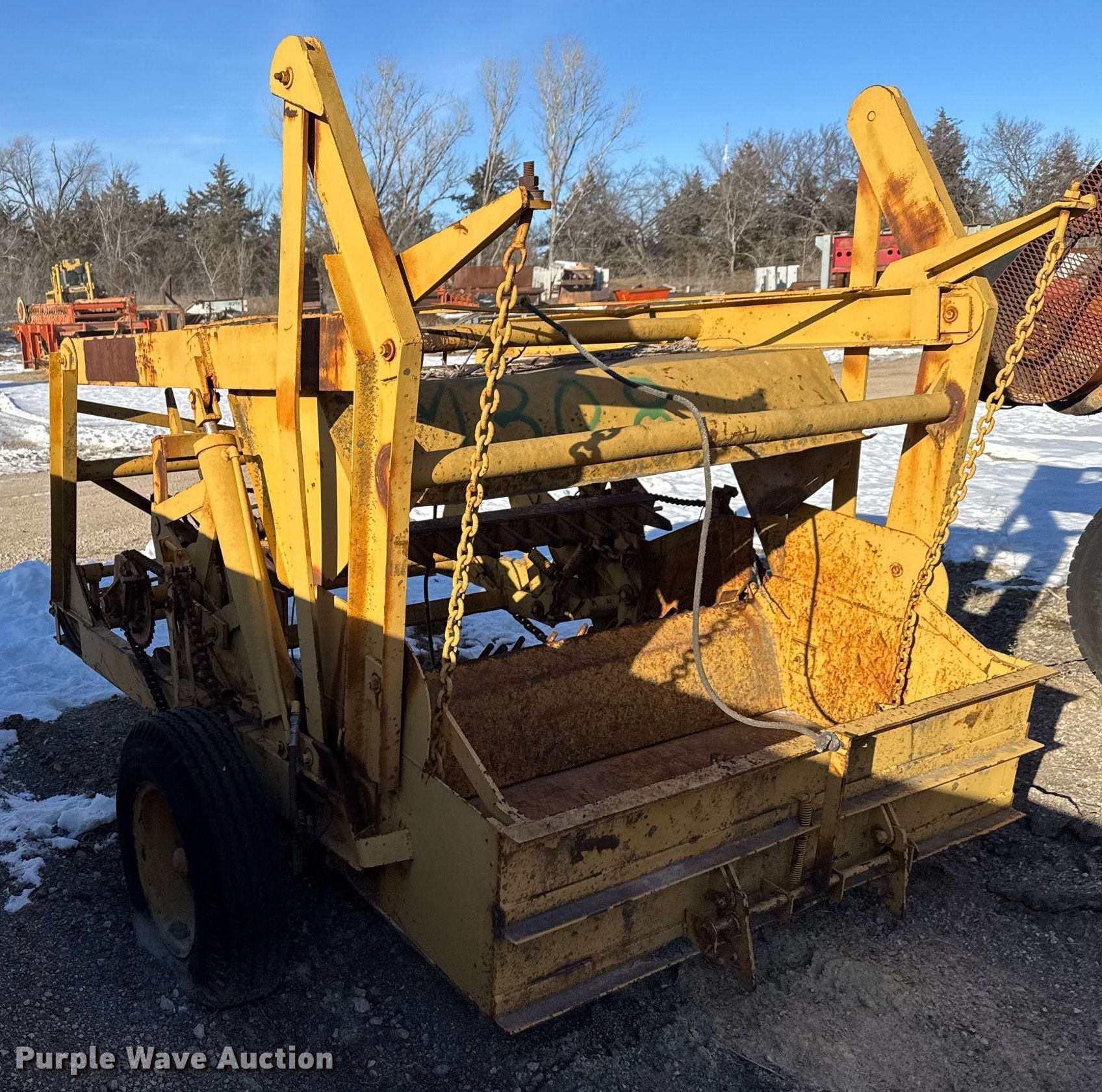 Shop built rock picker in Manhattan, KS | Item LH9445 sold | Purple Wave