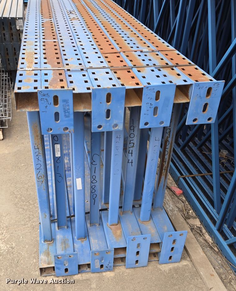 T-Bolt pallet racking in Kansas City, MO | Item EQ3971 sold | Purple Wave