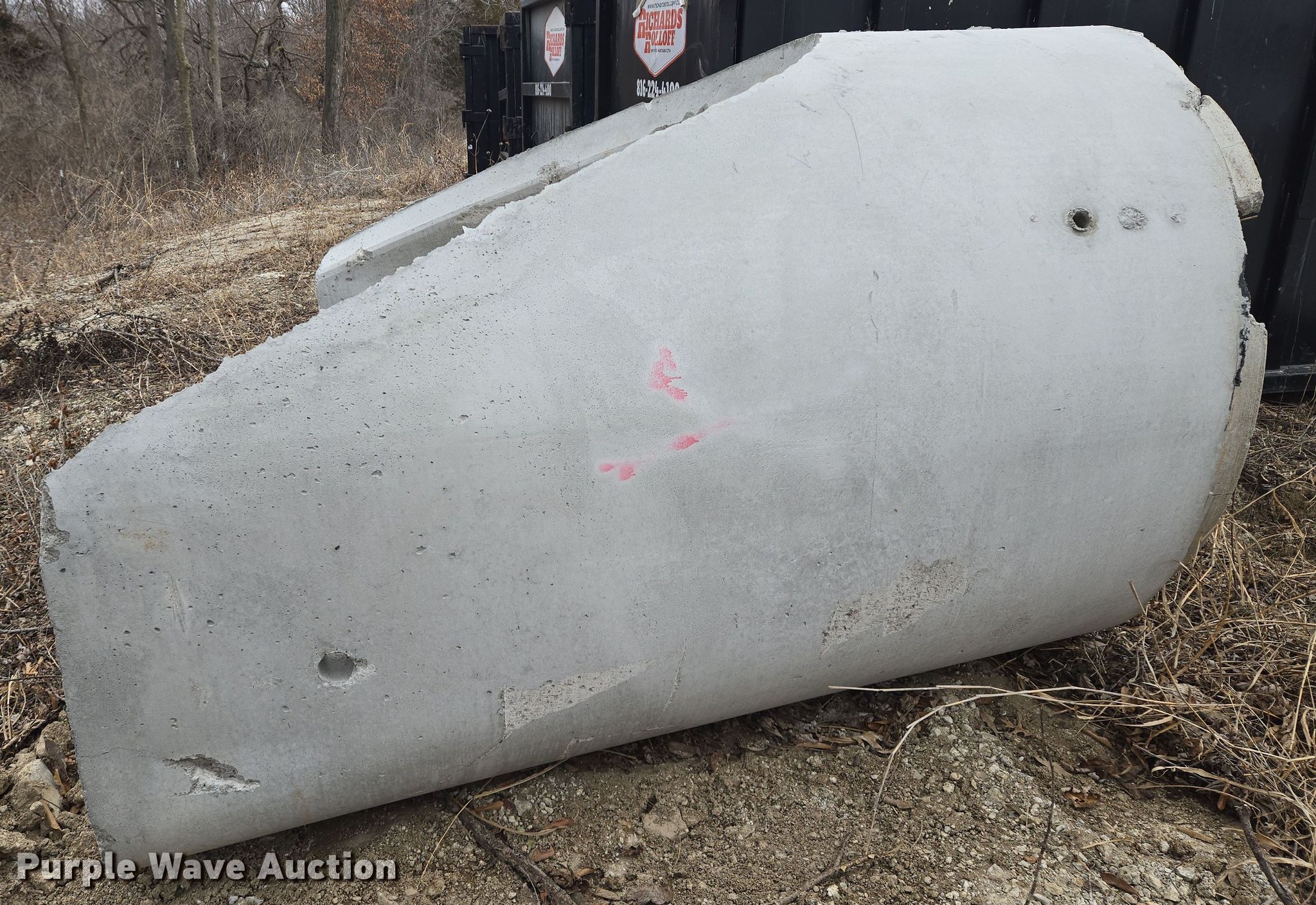 (2) concrete culvert flared ends in Independence, MO | Item EQ3984 for ...