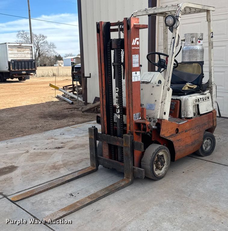 Datsun CF01 Type G forklift in Murdock, KS | Item EQ1114 for sale | Purple Wave