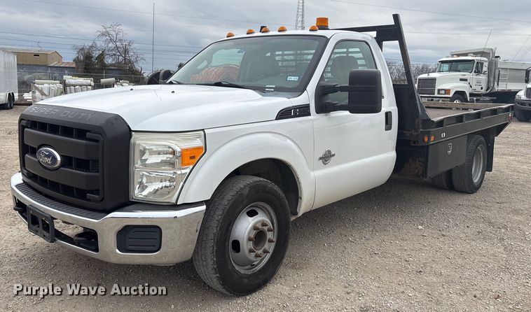 2011 Ford F350 Super Duty flatbed pickup truck in Garland, TX | Item ...