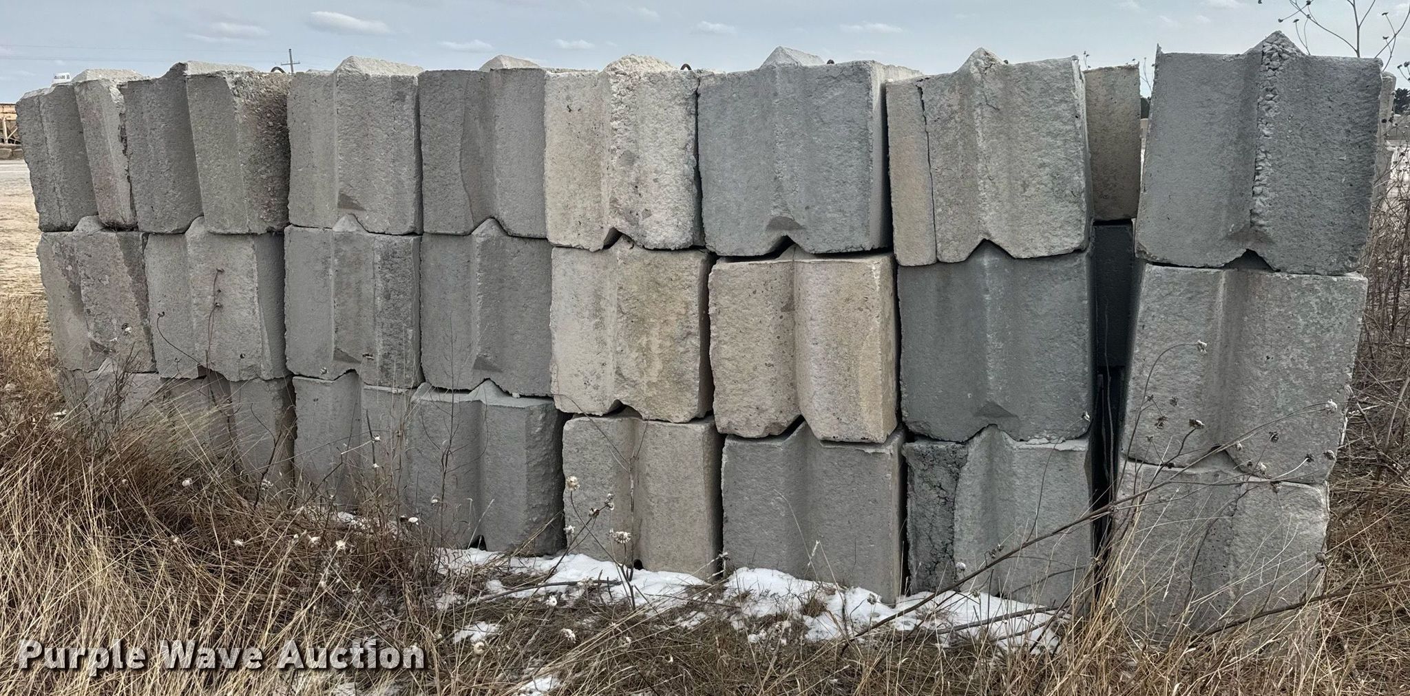 (24) concrete edge bunker blocks in Hillsboro, KS | Item DO1770 sold ...