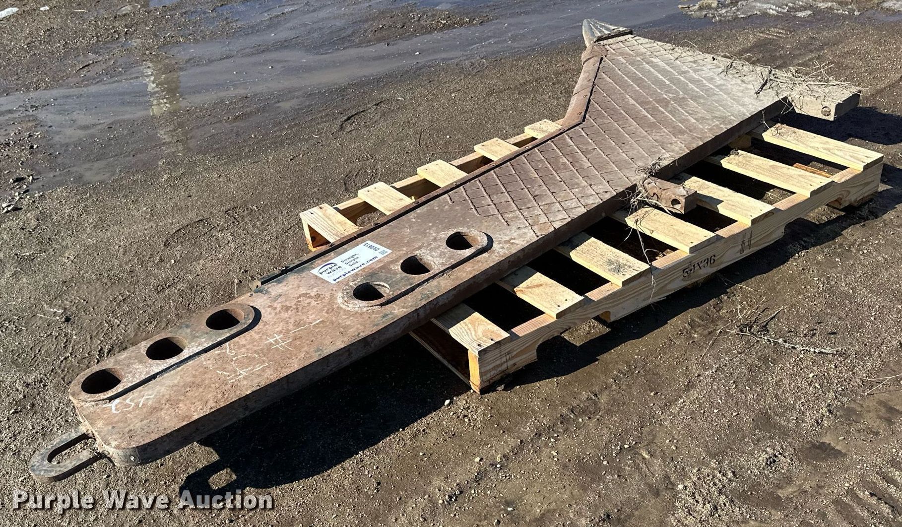 Bron HS2 cable plow blade in Perham, MN | Item DV0615 sold | Purple Wave