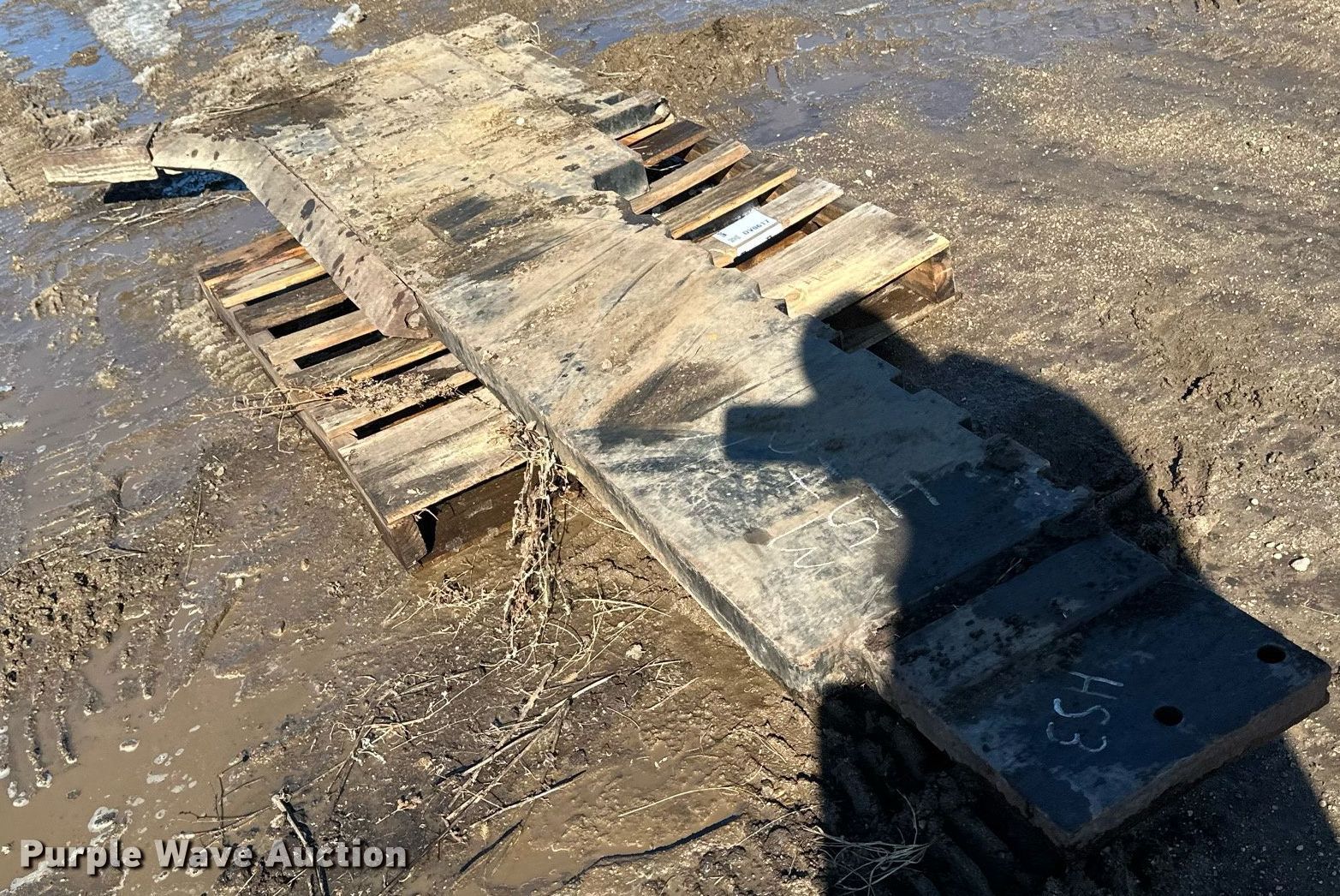 Bron HS3 cable plow blade in Perham, MN | Item DV0617 for sale | Purple ...