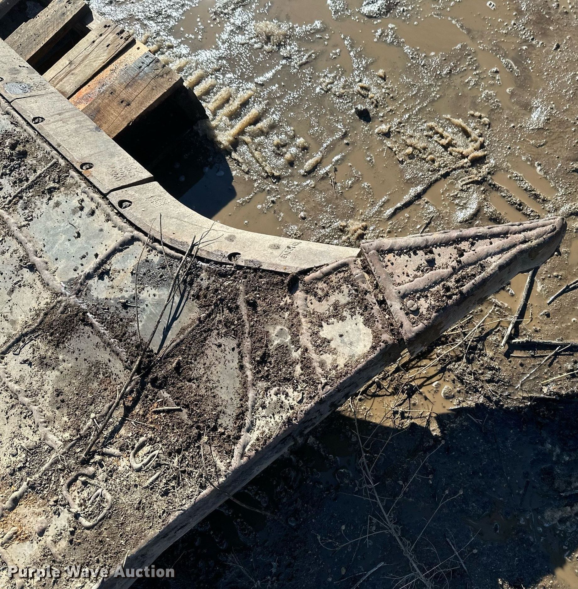 Bron HS3 cable plow blade in Perham, MN | Item DV0617 for sale | Purple ...