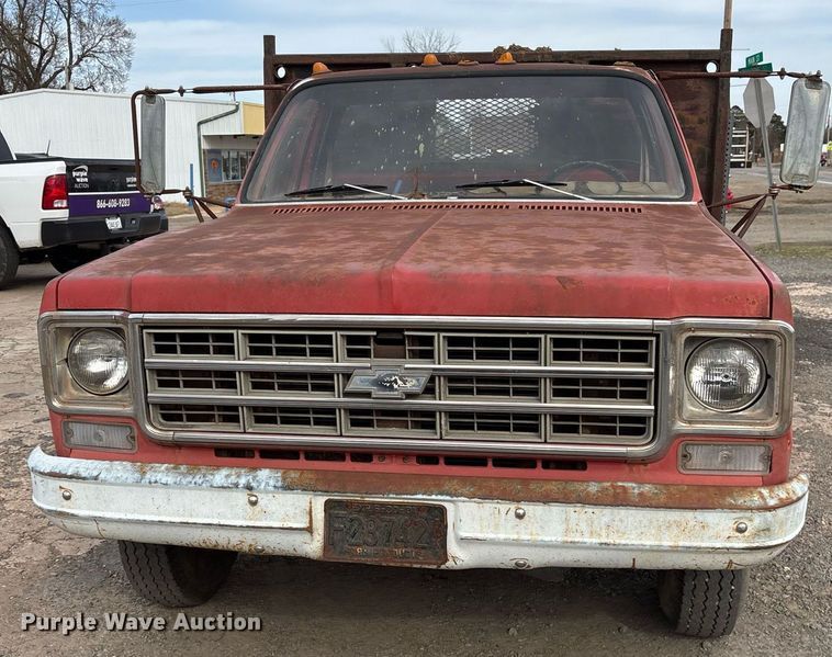 1978 Chevrolet Custom Deluxe 30 dump flatbed pickup truck in Bokoshe ...