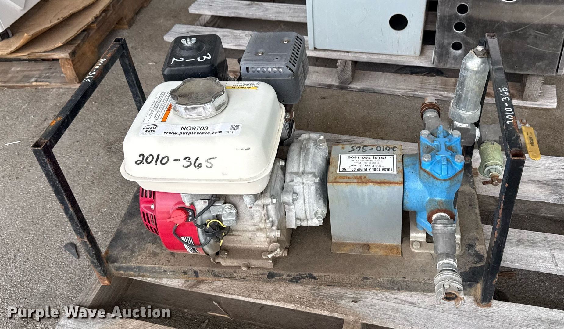 Pump in Tulsa, OK | Item NO9703 sold | Purple Wave