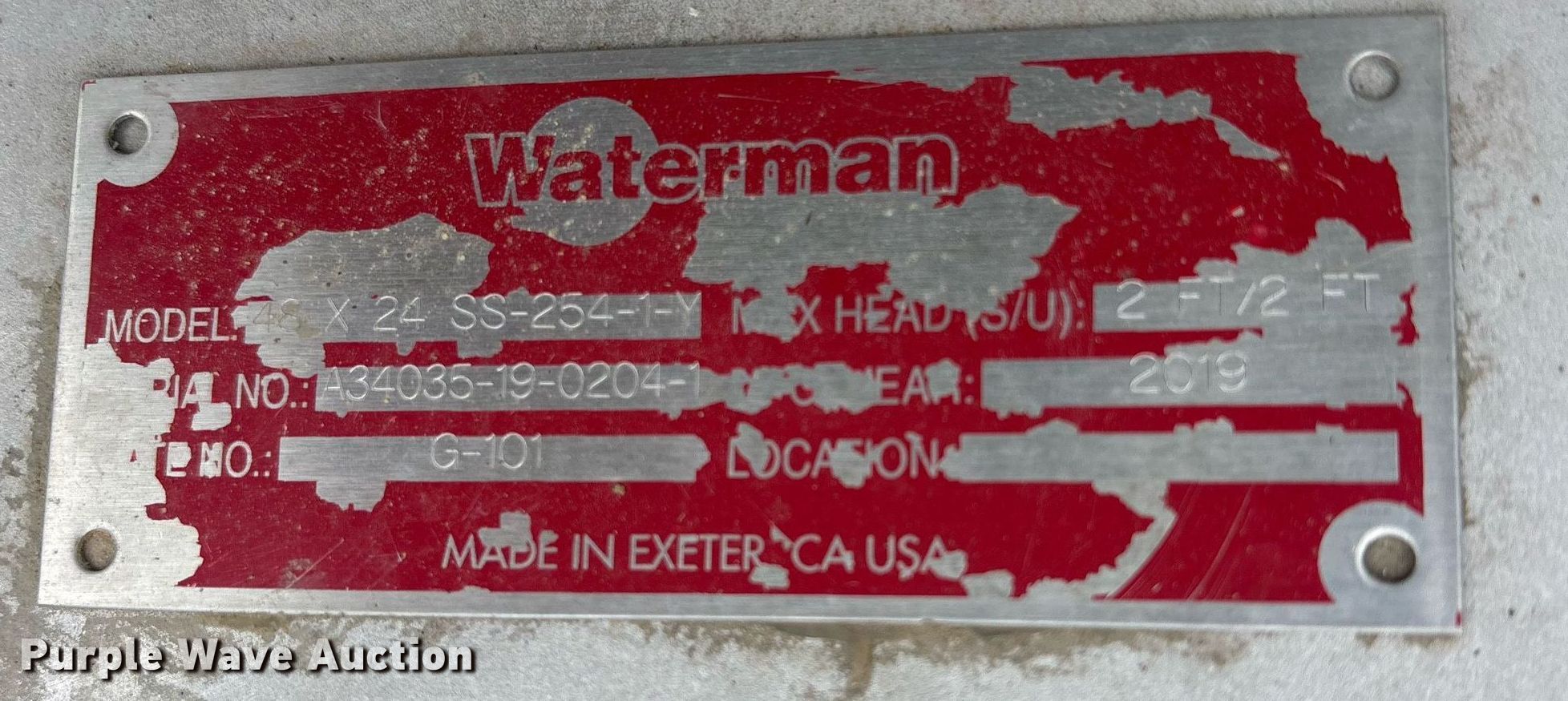 (2) 2019 Waterman 48x24 SS-254-1-Y sliding gates in Hugo, OK | Item ...