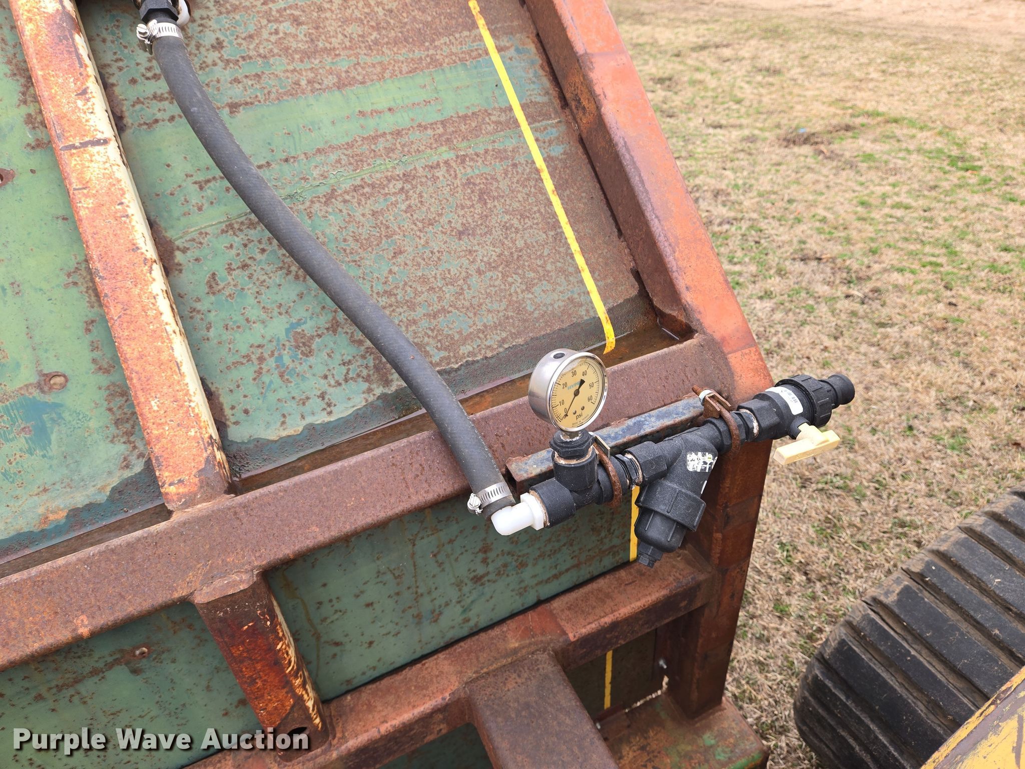 Skid steer compost turner in Hutchinson, KS | Item EN8684 sold | Purple ...