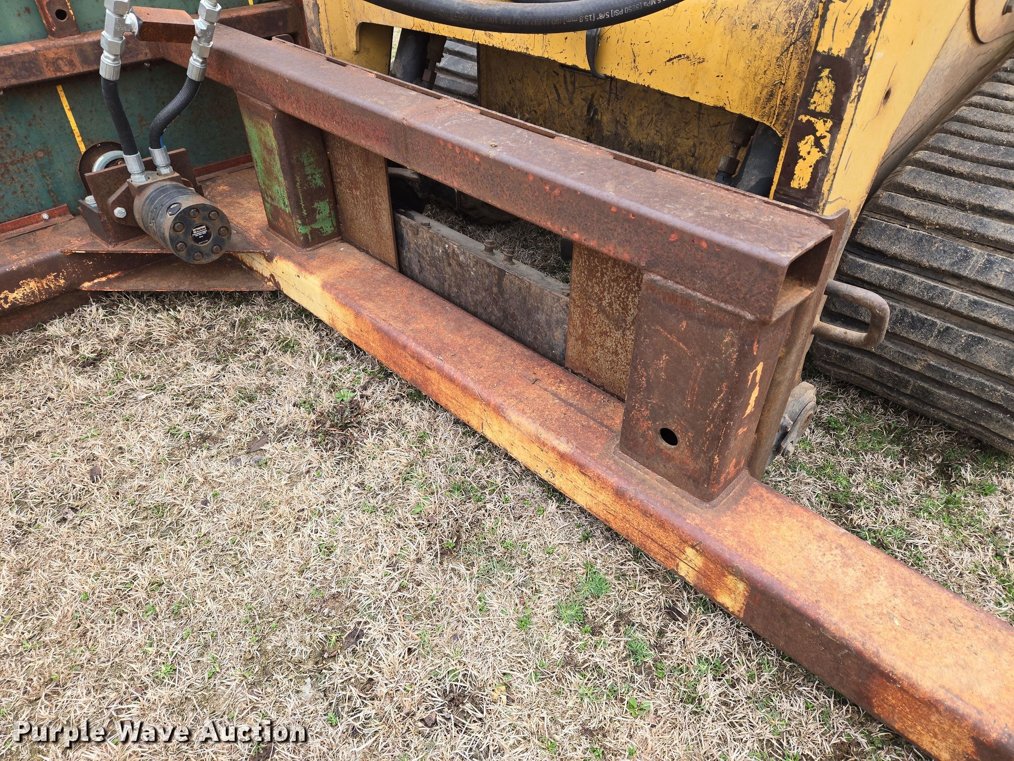 Skid steer compost turner in Hutchinson, KS | Item EN8684 sold | Purple ...