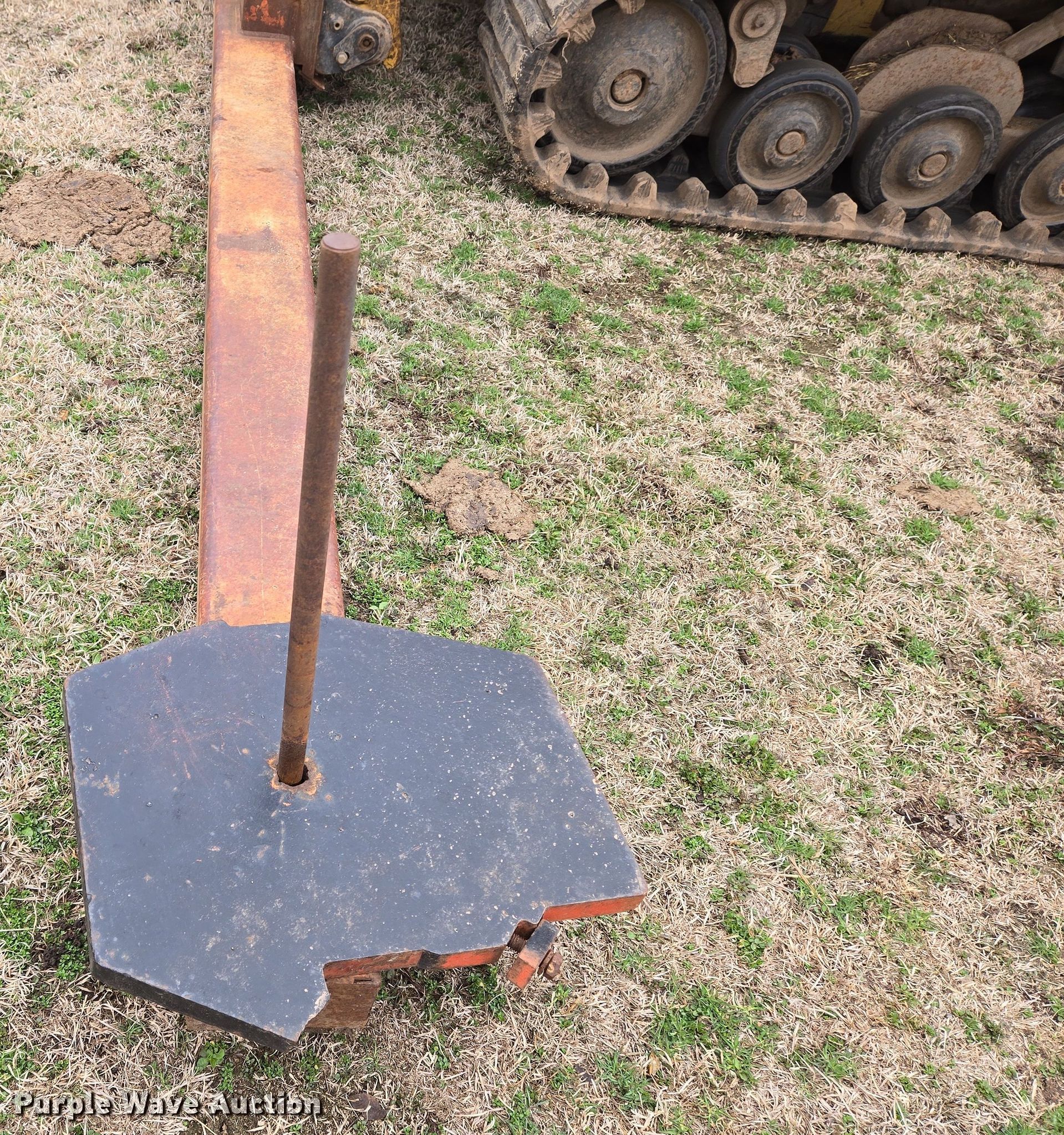 Skid steer compost turner in Hutchinson, KS | Item EN8684 sold | Purple ...