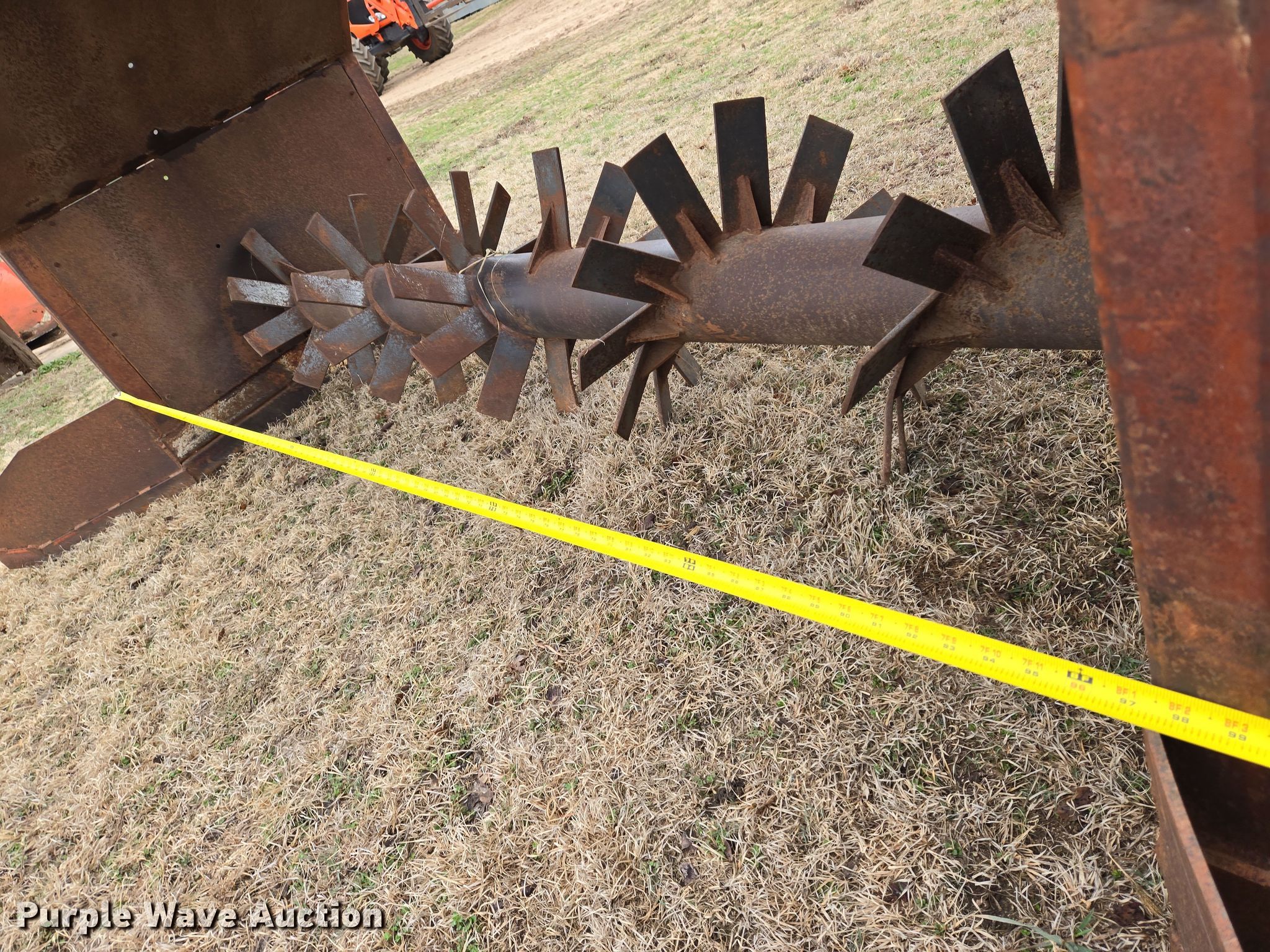 Skid steer compost turner in Hutchinson, KS | Item EN8684 sold | Purple ...