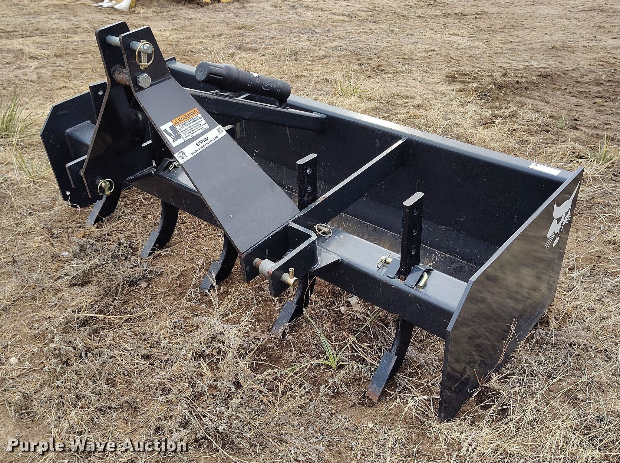 Bobcat 60 box blade in Calhan, CO | Item EH0182 for sale | Purple Wave