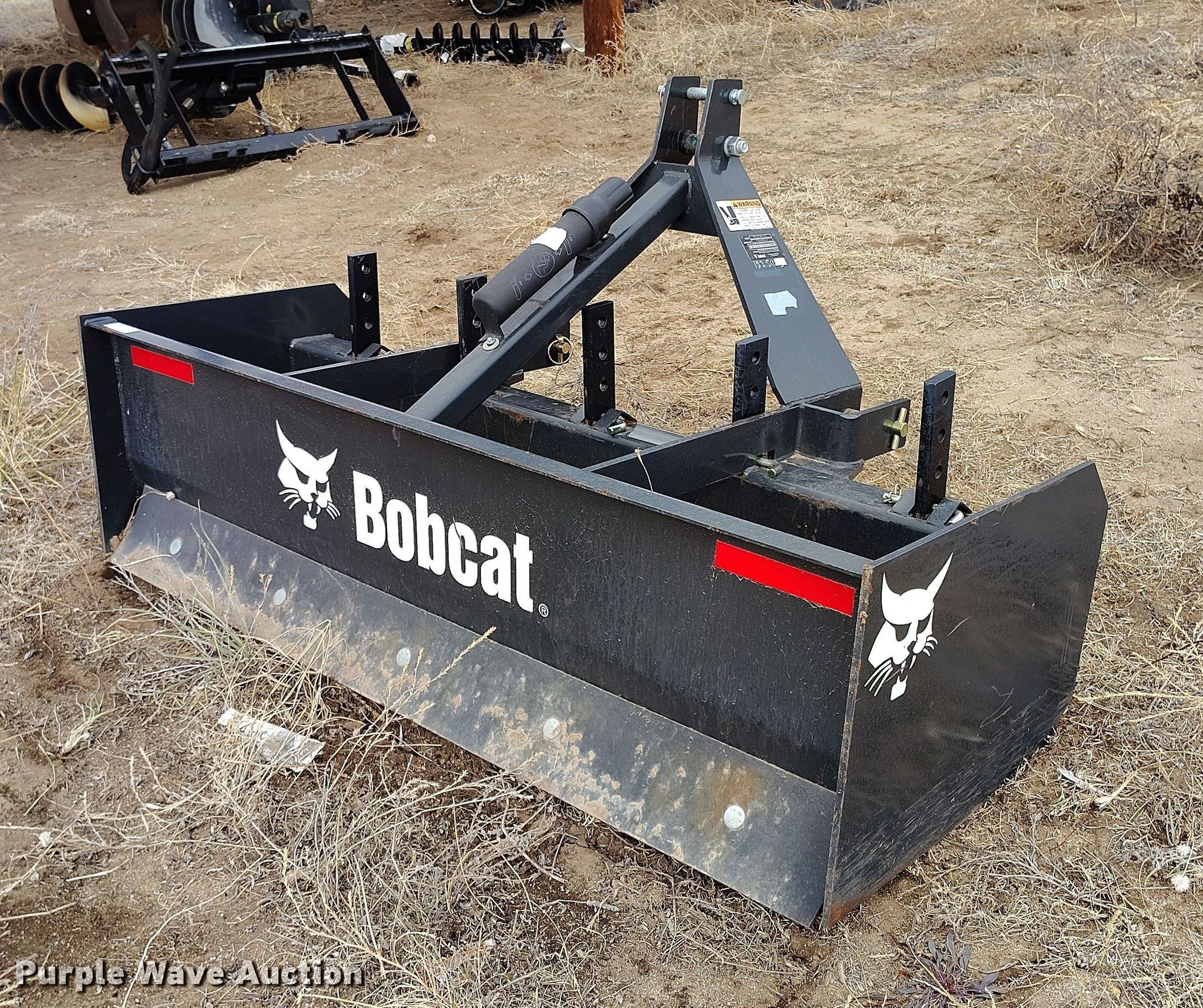 Bobcat 60 box blade in Calhan, CO | Item EH0182 sold | Purple Wave