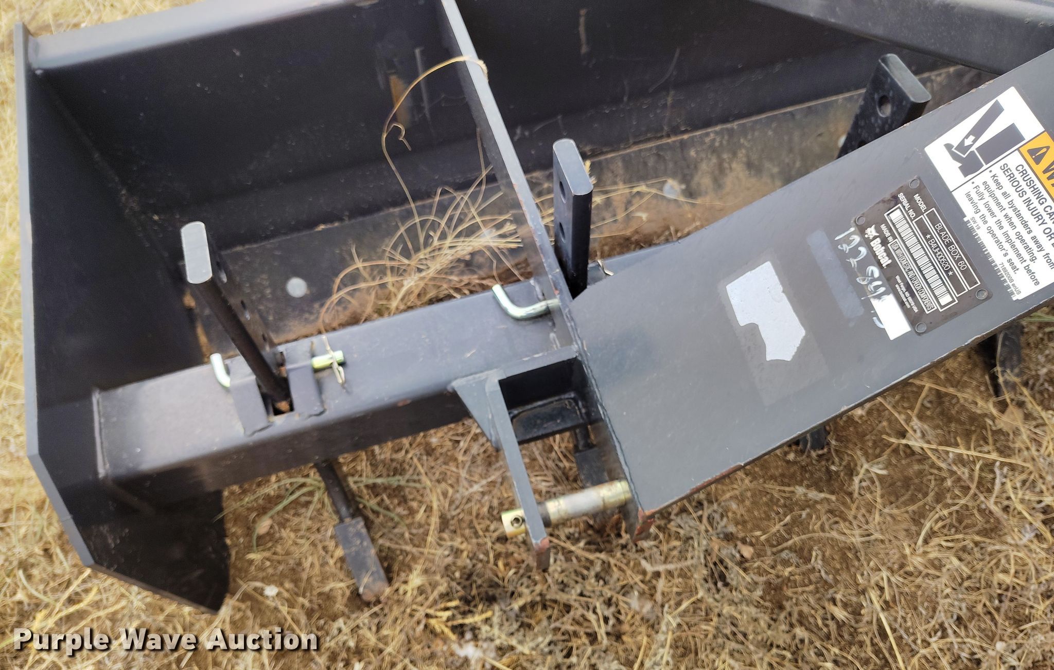 Bobcat 60 box blade in Calhan, CO | Item EH0182 sold | Purple Wave