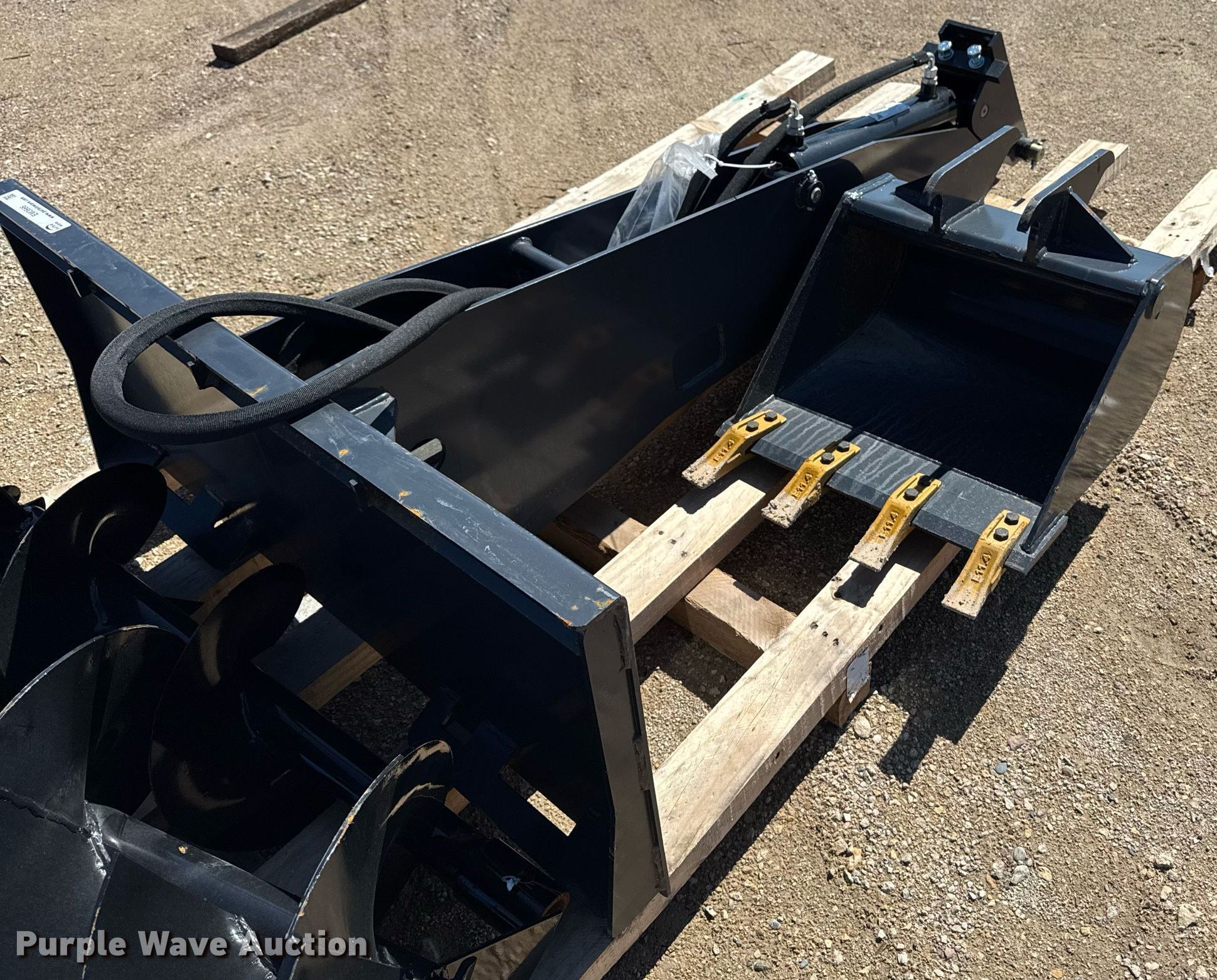 2024 Landhonor DGB-14-84D skid steer backhoe in Dubuque, IA | Item EM3666 sold | Purple Wave