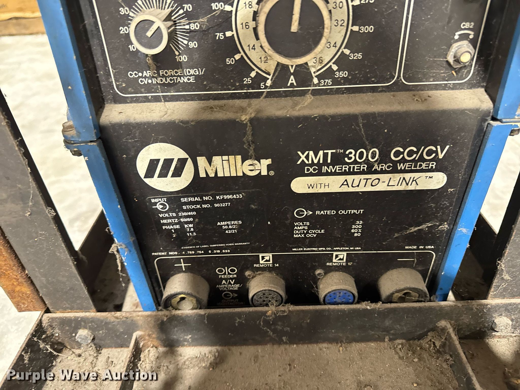 Miller XMT 300 CC/CV welder in Atkins, IA | Item EM3731 sold | Purple Wave
