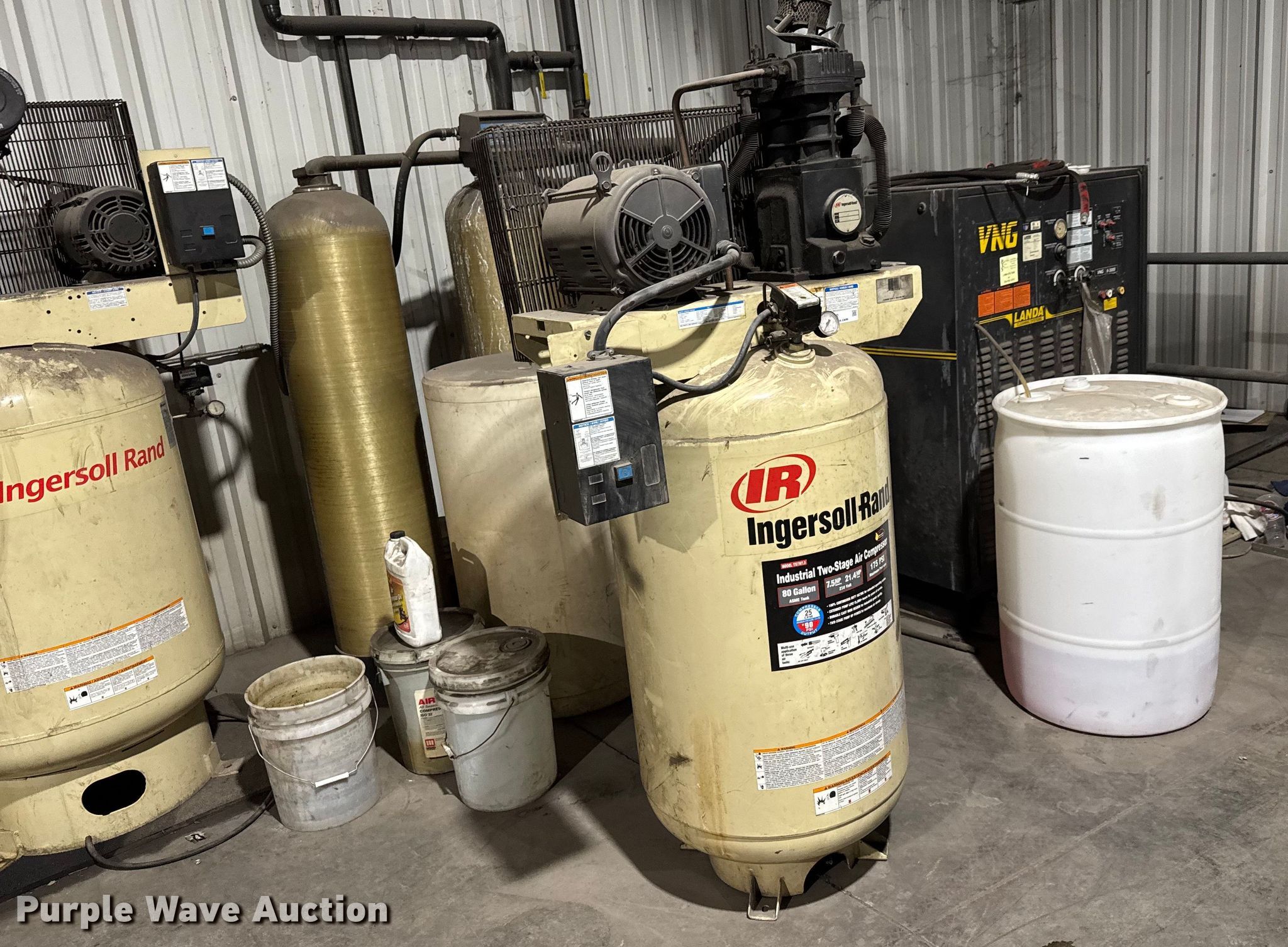 Ingersoll Rand TS7NT7.5 air compressor in Salina, KS | Item LH9472 sold ...