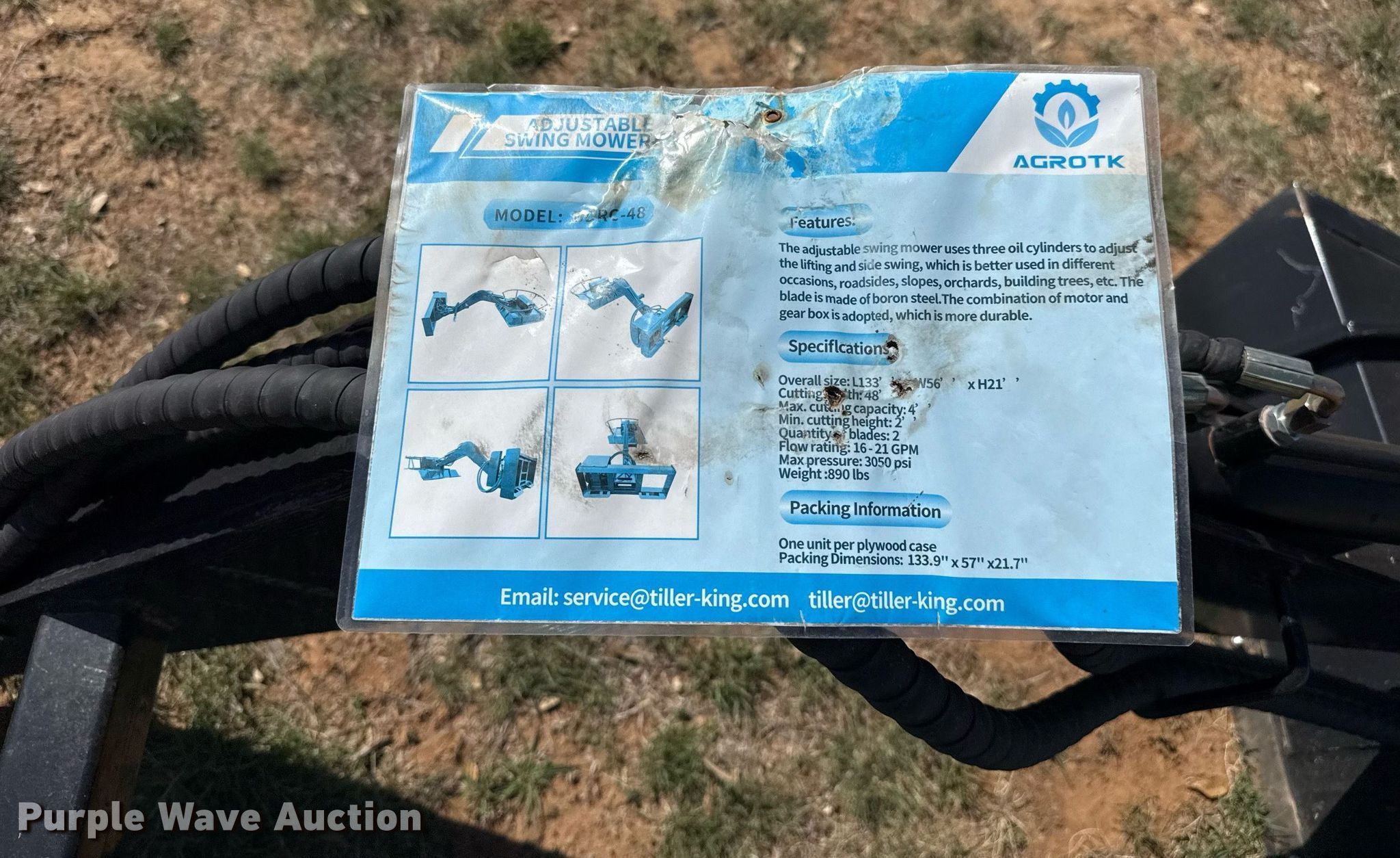 2023 Topcat BDRC skid steer side boom rotary mower in Lampasas, TX ...