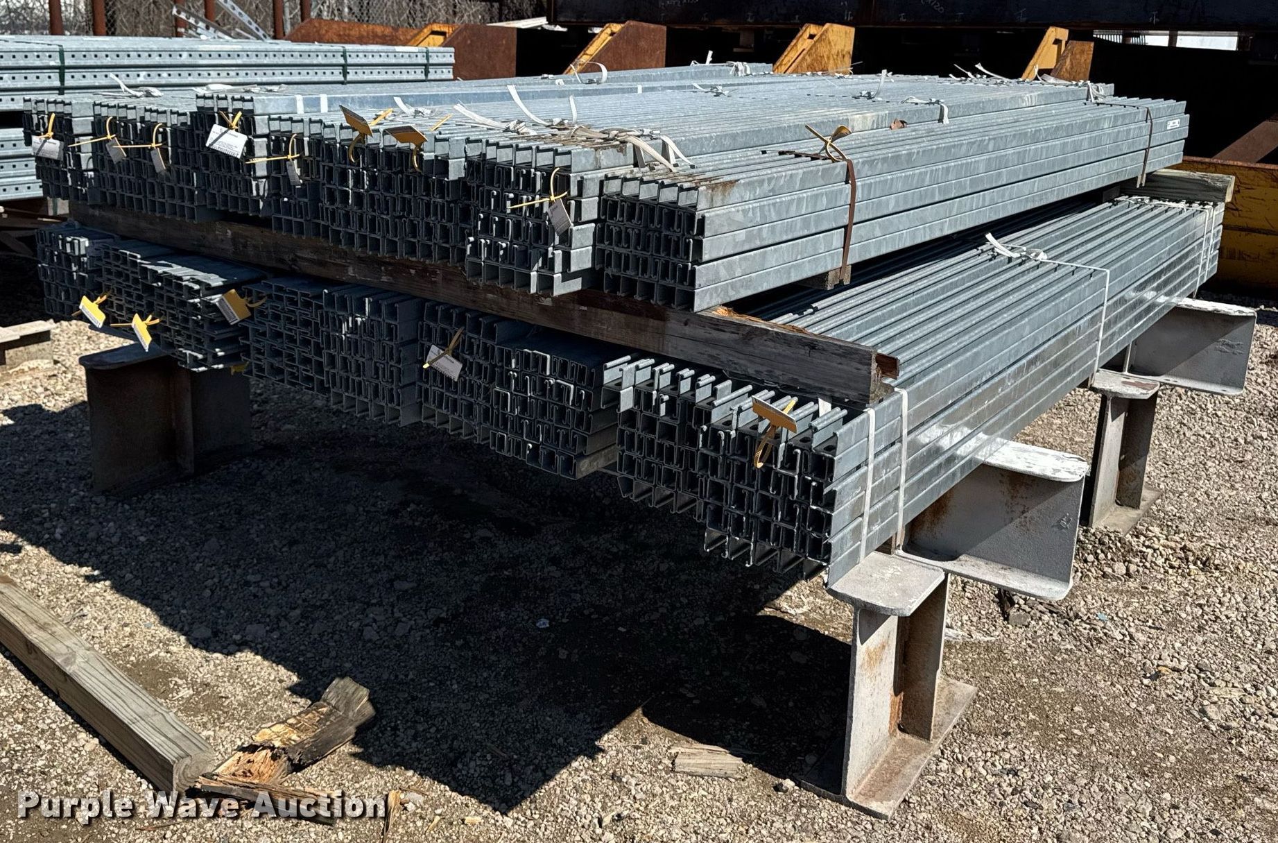 Approximately 450 galvanized struts in Dubuque, IA | Item EM3678 for ...