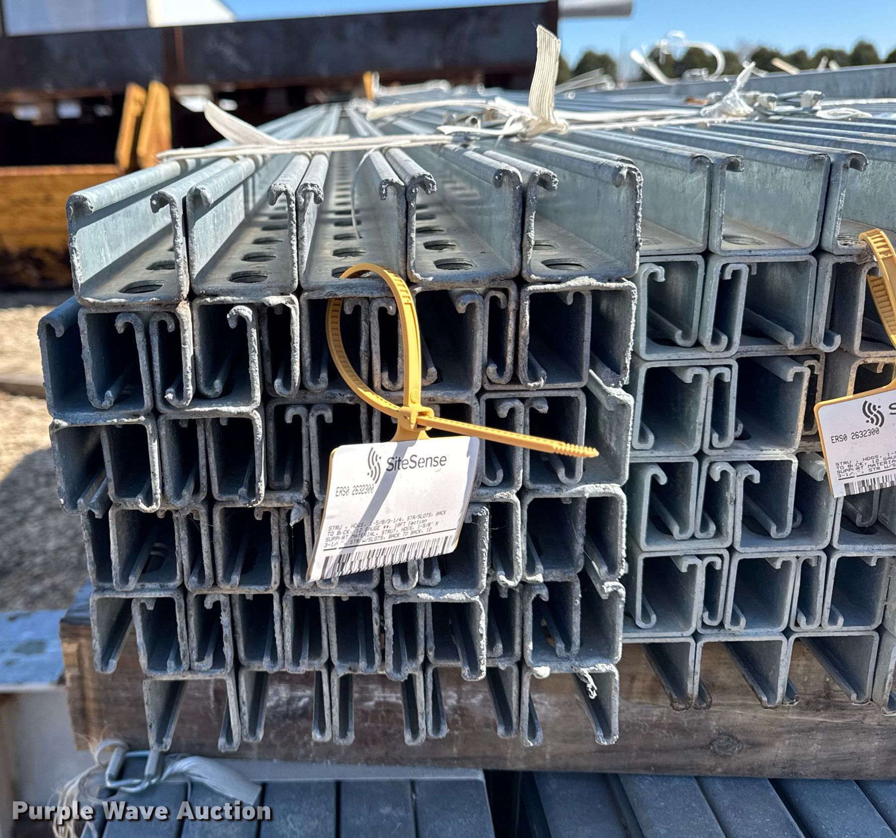 Approximately 450 galvanized struts in Dubuque, IA | Item EM3678 for ...