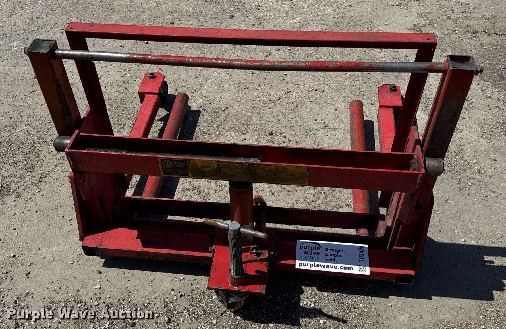 CIA 2575 3/4 ton wheel dolly in Palmyra, MO | Item DU3455 sold | Purple ...