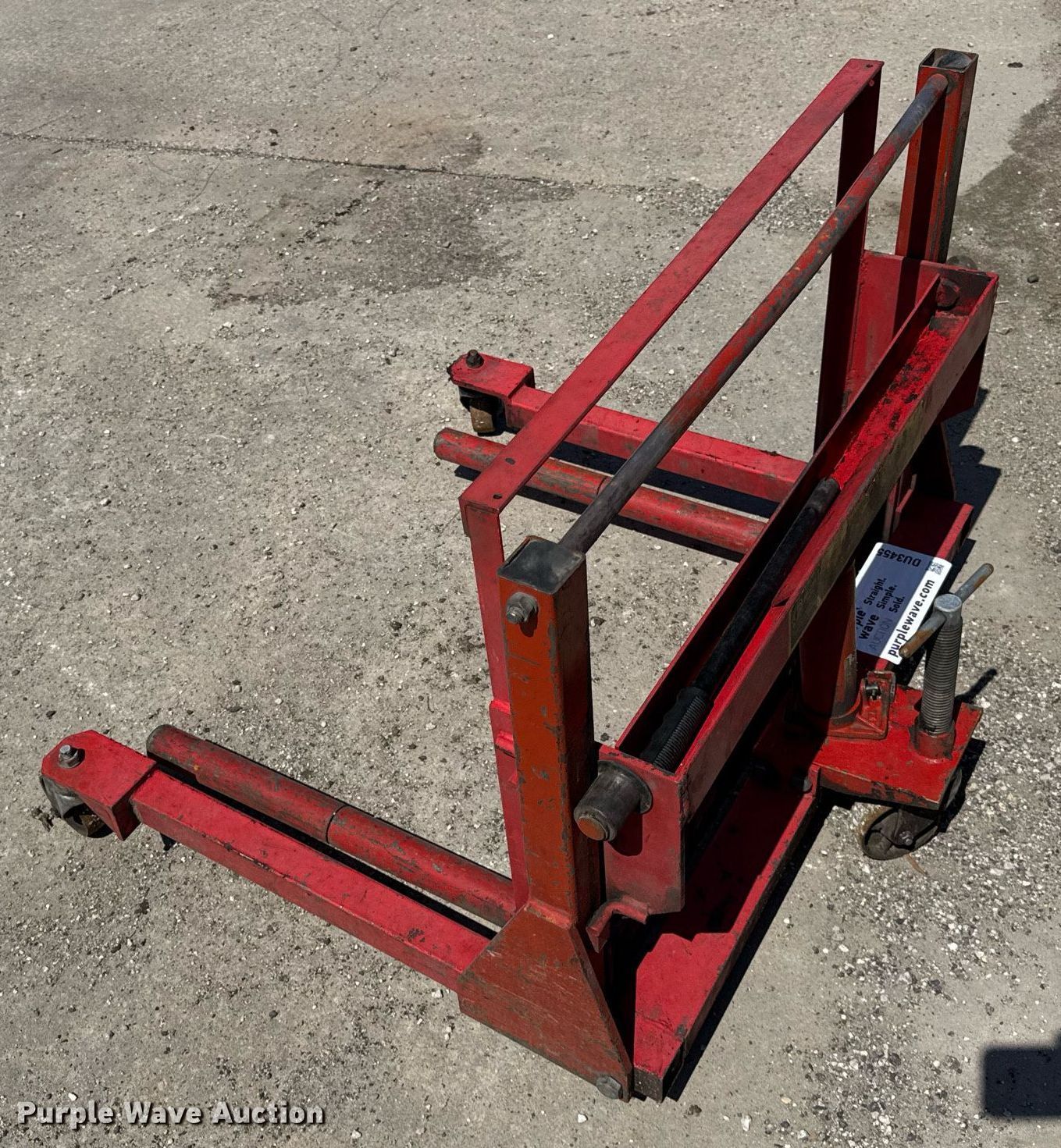 CIA 2575 3/4 ton wheel dolly in Palmyra, MO | Item DU3455 sold | Purple ...