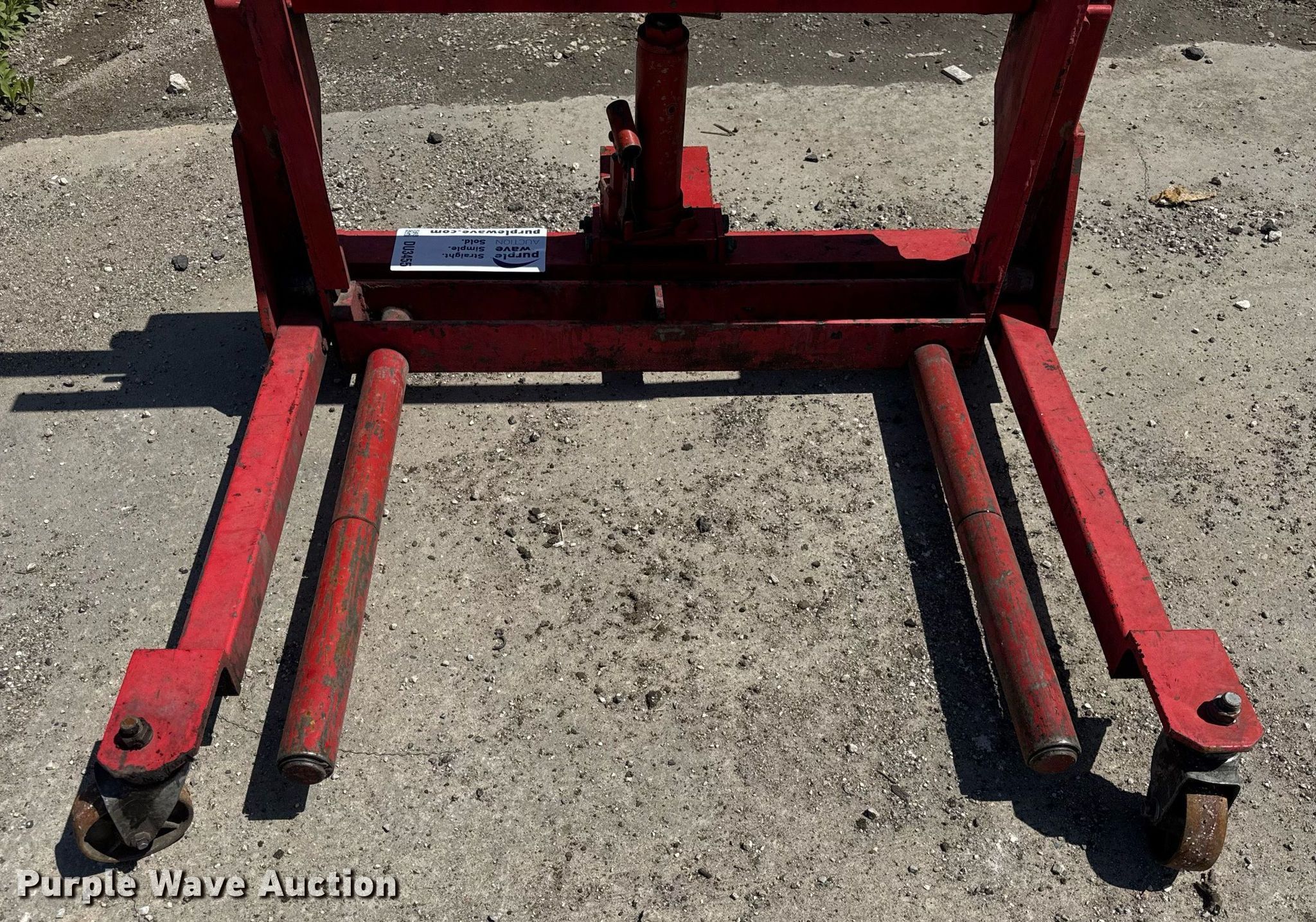 CIA 2575 3/4 ton wheel dolly in Palmyra, MO | Item DU3455 sold | Purple ...