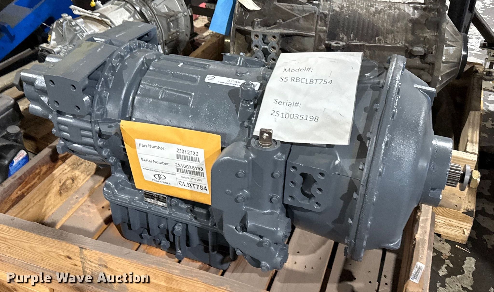 Allison CLBT 754 transmission in Platte City, MO | Item DY7988 for sale | Purple Wave