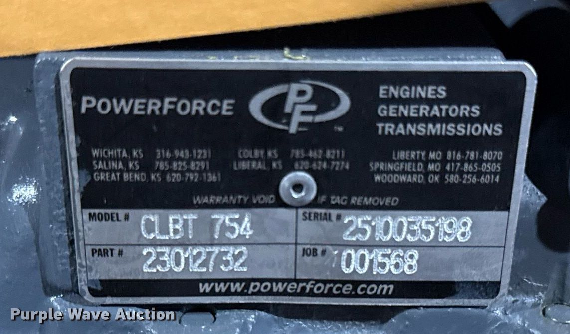 Allison CLBT 754 transmission in Platte City, MO | Item DY7988 for sale | Purple Wave