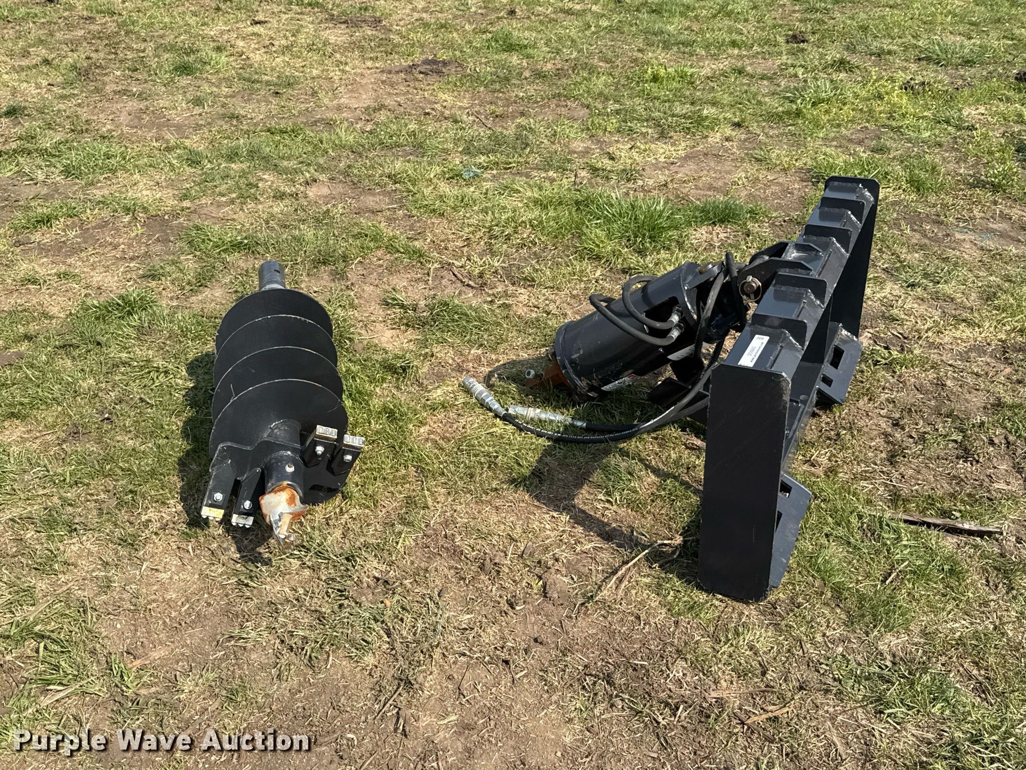 36" L skid steer auger in Yates Center, KS | Item DO0843 sold | Purple Wave