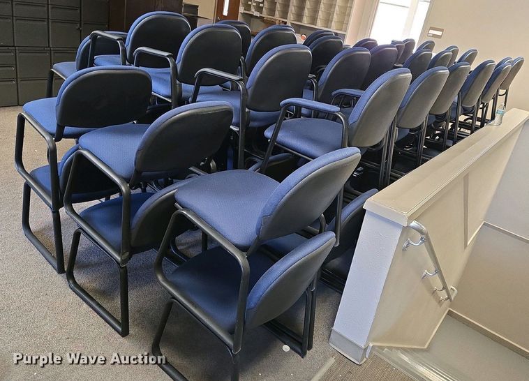 Approximately 104 chairs in Wichita, KS | Item EN8912 for sale | Purple ...