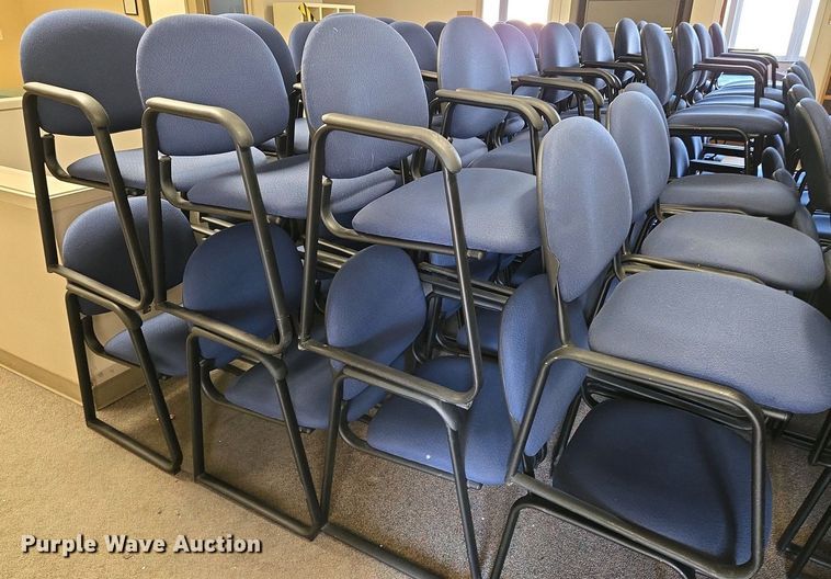 Approximately 104 chairs in Wichita, KS | Item EN8912 for sale | Purple ...