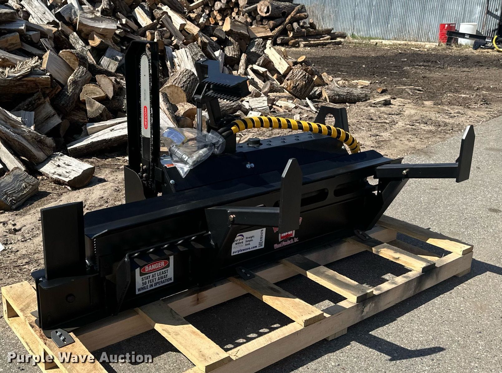 2025 Halverson Wood Products HWP-100 skid steer wood splitter in Pine ...