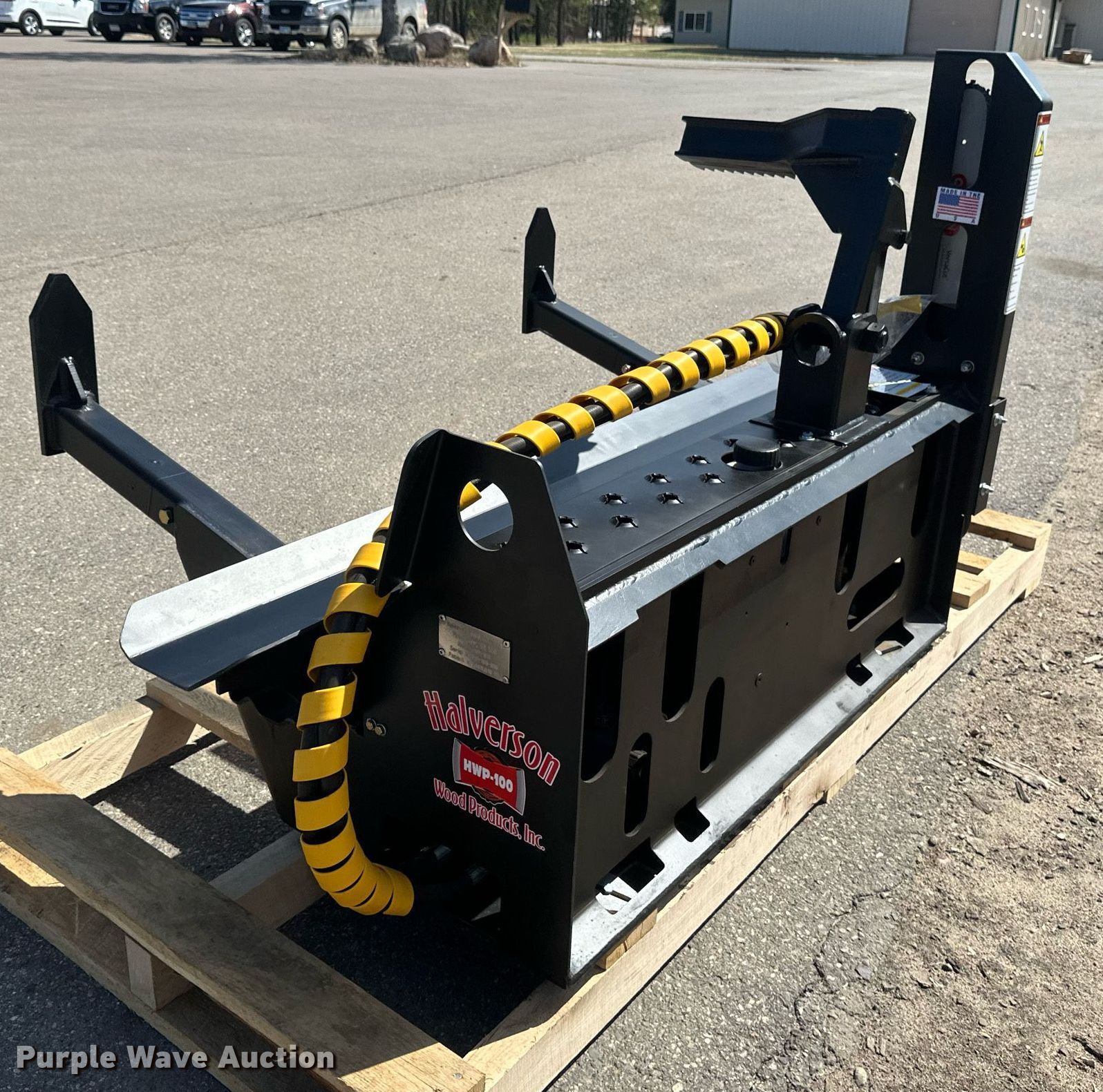 2025 Halverson Wood Products HWP-100 skid steer wood splitter in Pine ...