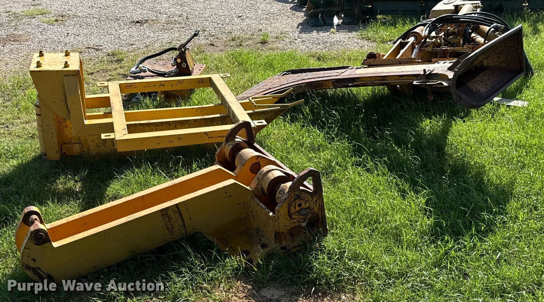Sabine cable plow attachment in Clifton, TX | Item EJ3658 sold | Purple ...