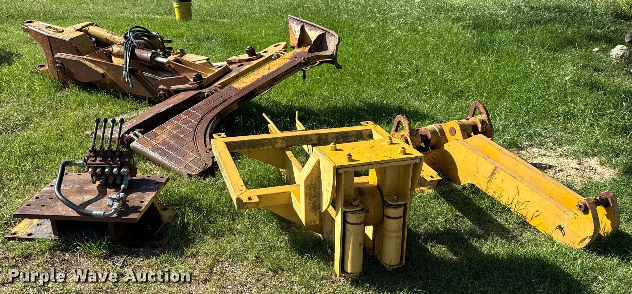 Sabine cable plow attachment in Clifton, TX | Item EJ3658 sold | Purple ...
