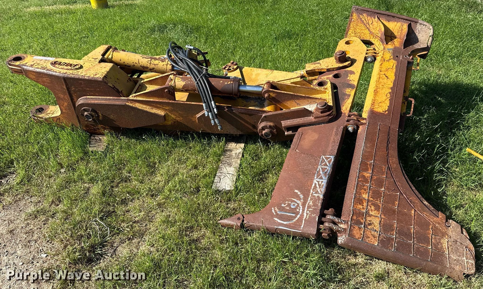 Sabine cable plow attachment in Clifton, TX | Item EJ3658 sold | Purple ...