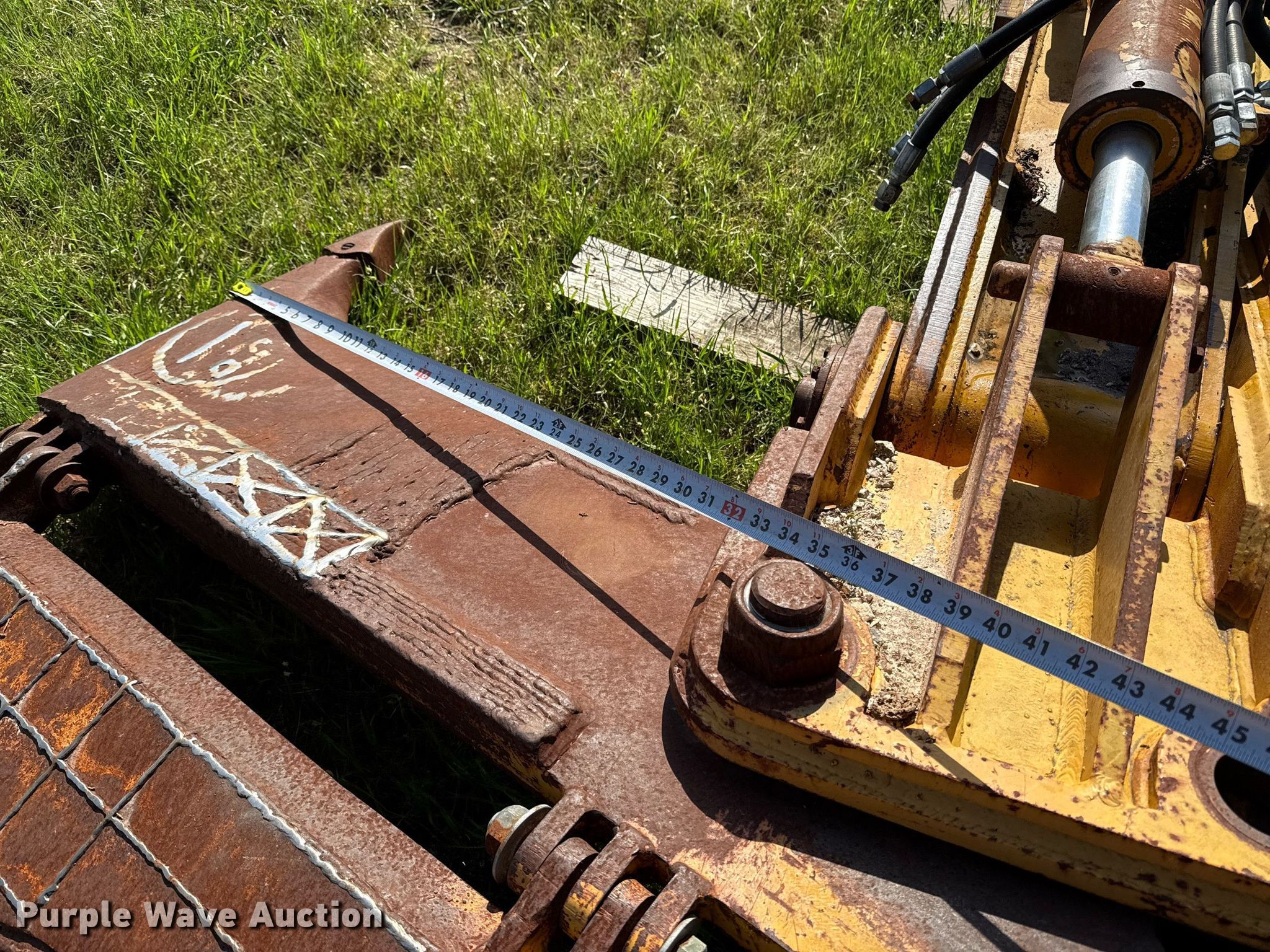 Sabine cable plow attachment in Clifton, TX | Item EJ3658 sold | Purple ...