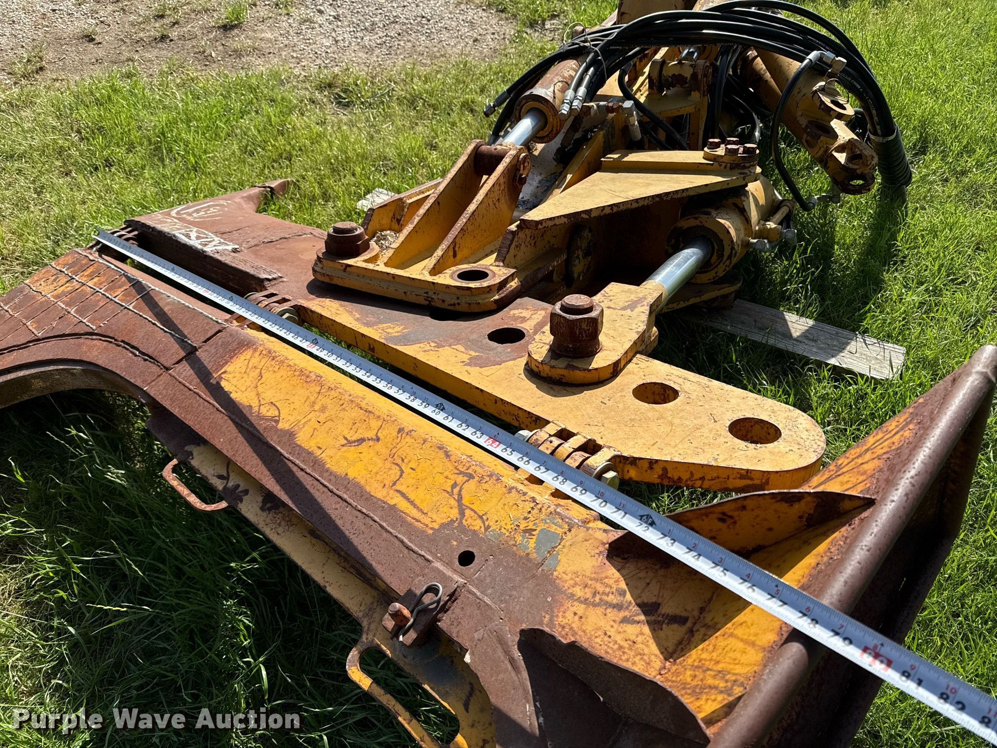 Sabine cable plow attachment in Clifton, TX | Item EJ3658 sold | Purple ...