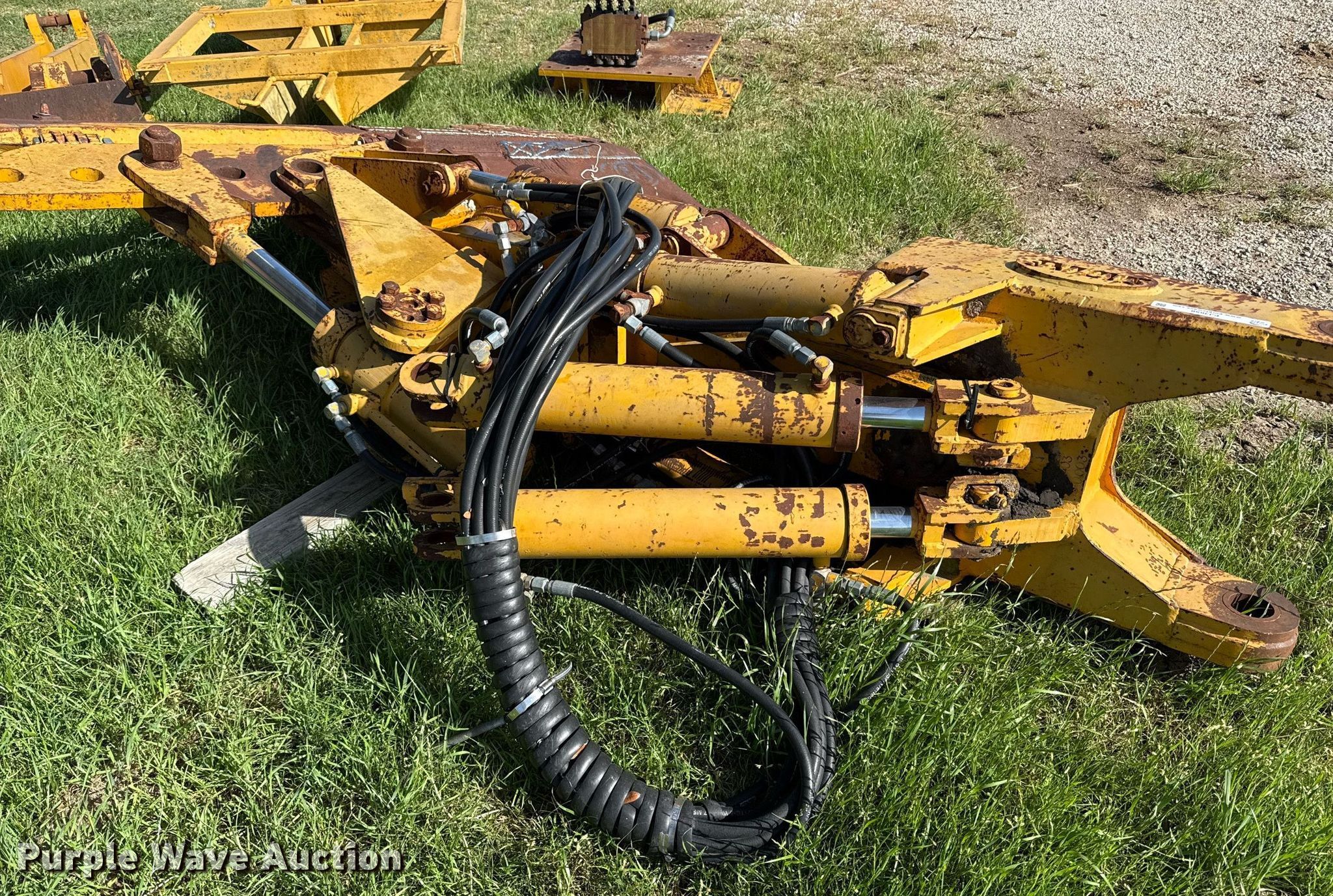 Sabine cable plow attachment in Clifton, TX | Item EJ3658 sold | Purple ...