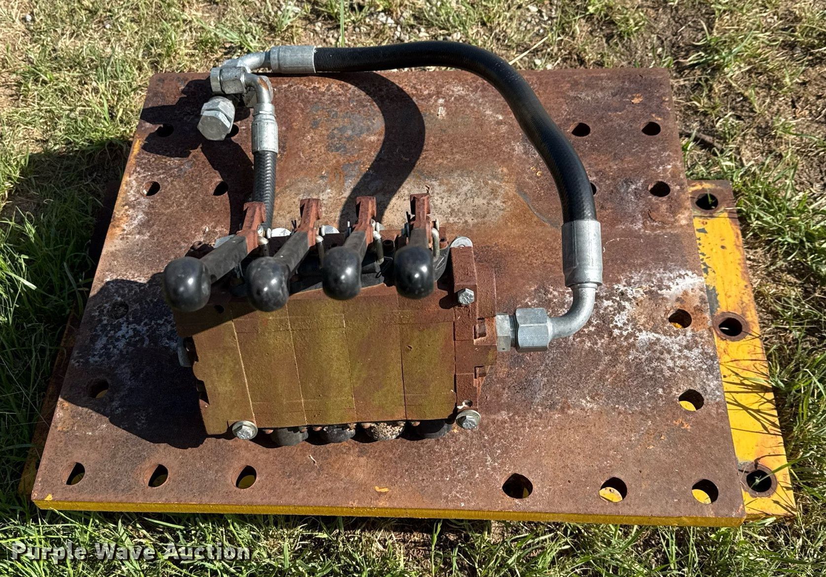 Sabine cable plow attachment in Clifton, TX | Item EJ3658 sold | Purple ...