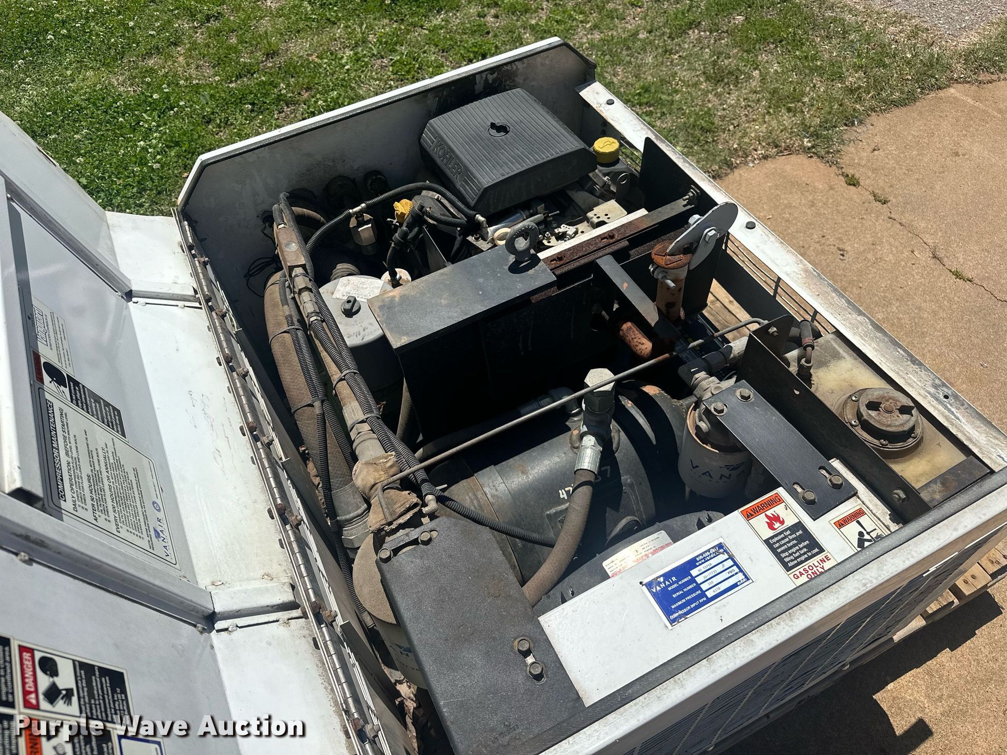 Vanair 80 Viper air compressor in Oklahoma City, OK | Item EJ8684 sold ...
