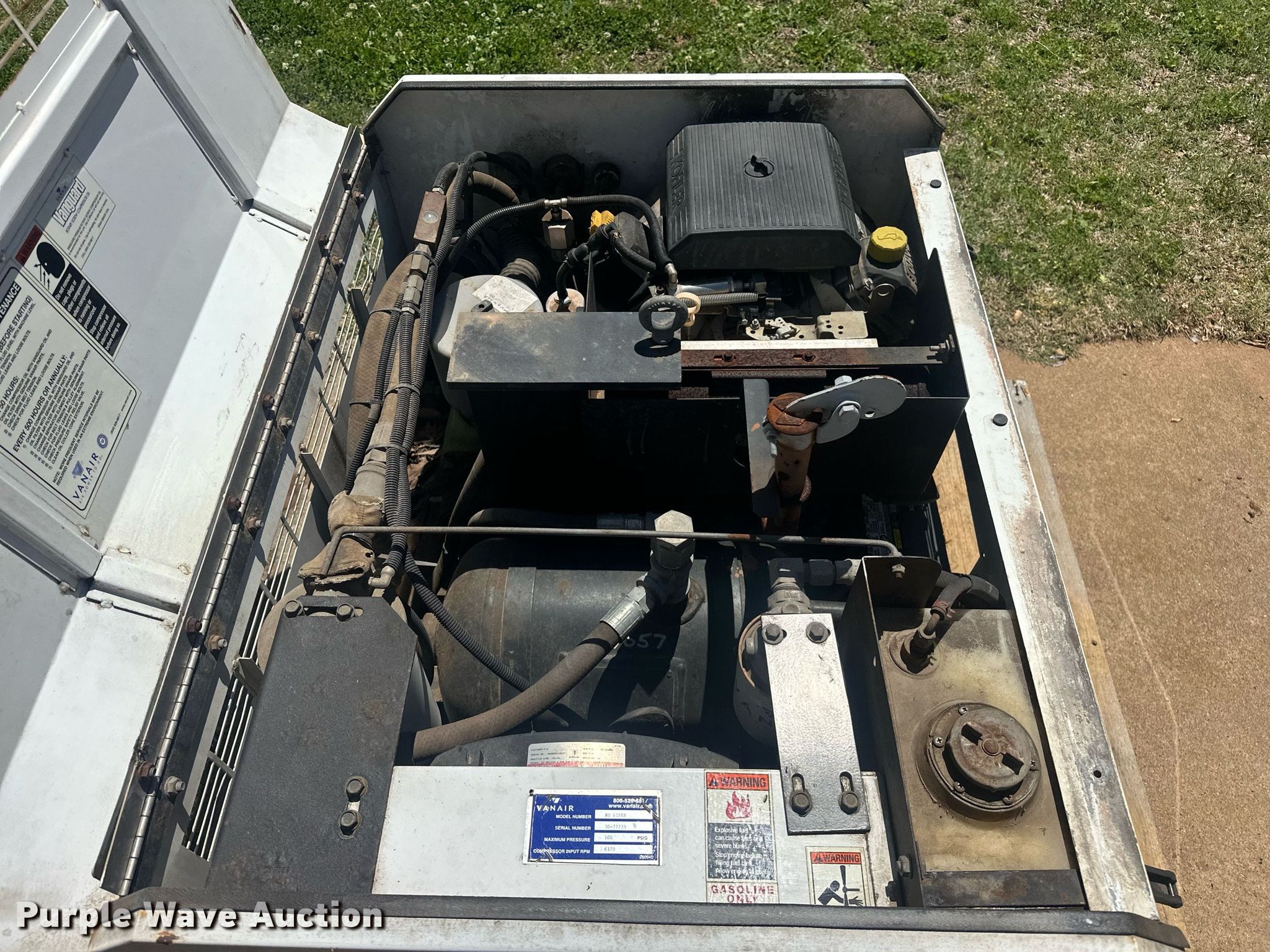 Vanair 80 Viper air compressor in Oklahoma City, OK | Item EJ8684 sold ...
