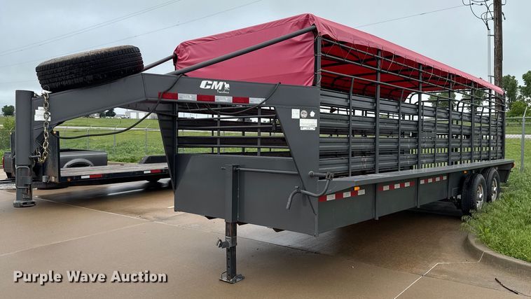 2014 CM Trailers CMS9340-24 livestock trailer in Piedmont, OK | Item ...