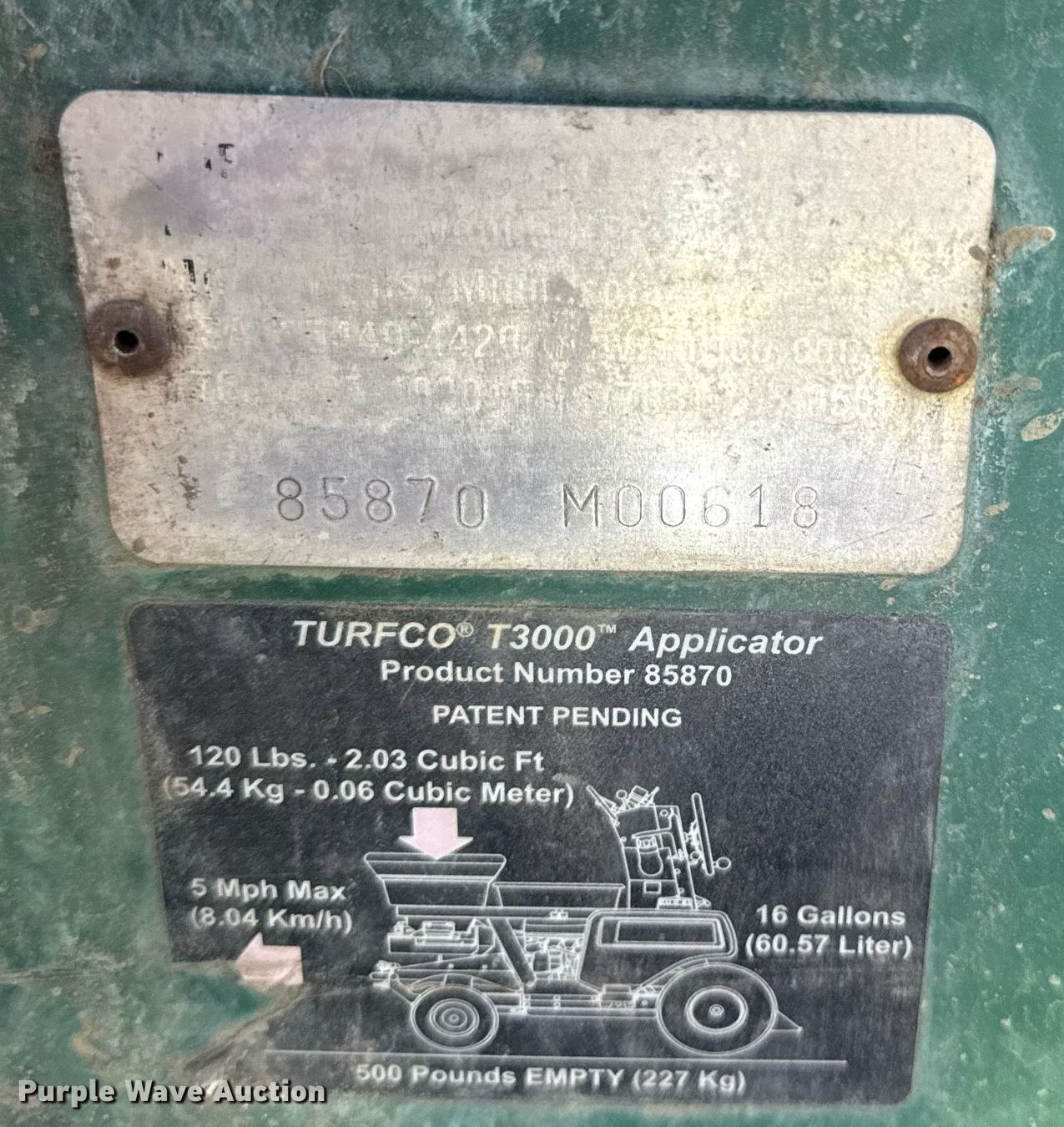 Turfco T3000 spreader in Edwardsville, KS | Item DZ4109 for sale ...