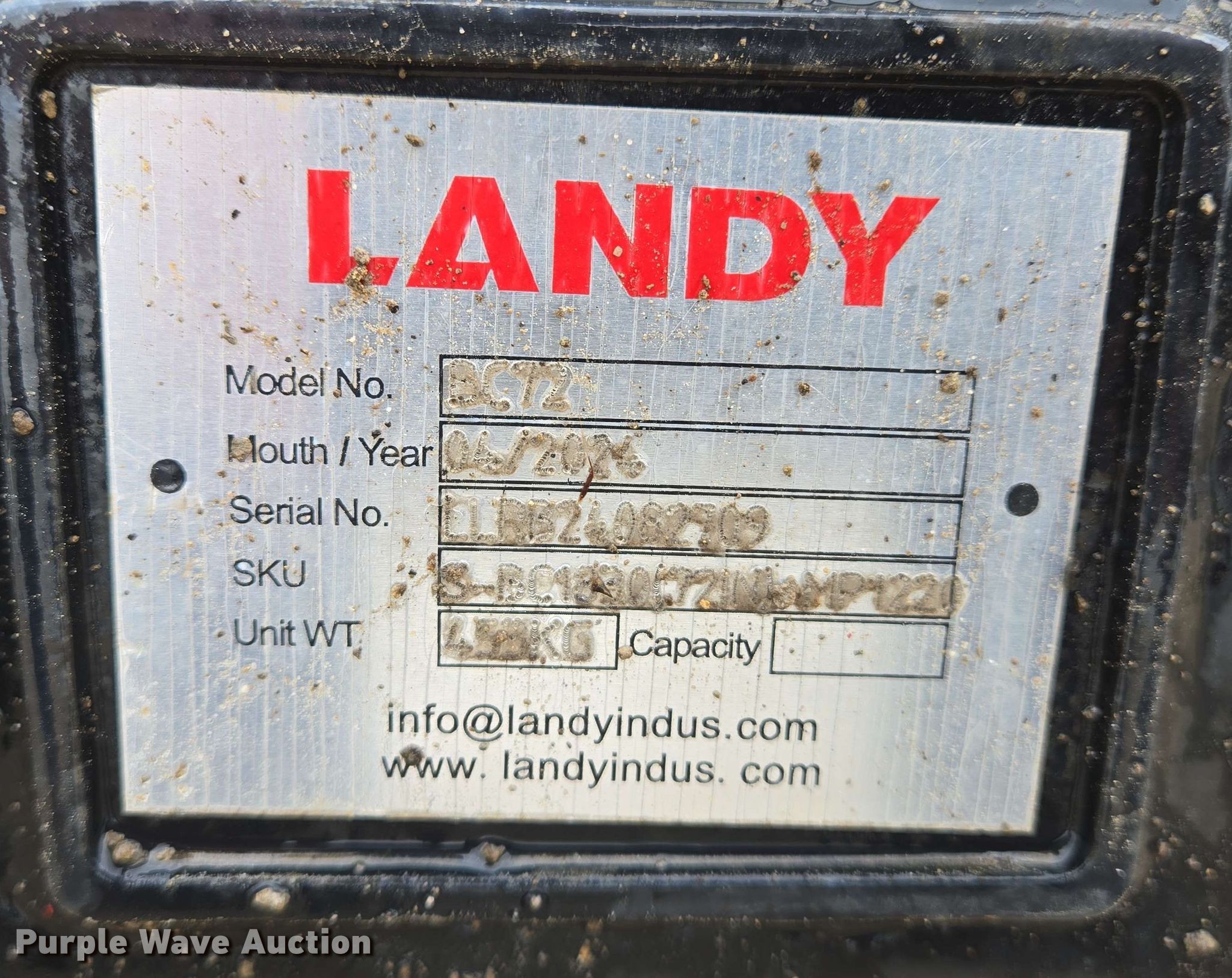 2026 Landy BC72 skid steer rotary mower in Perryville, MO | Item EJ7539 ...