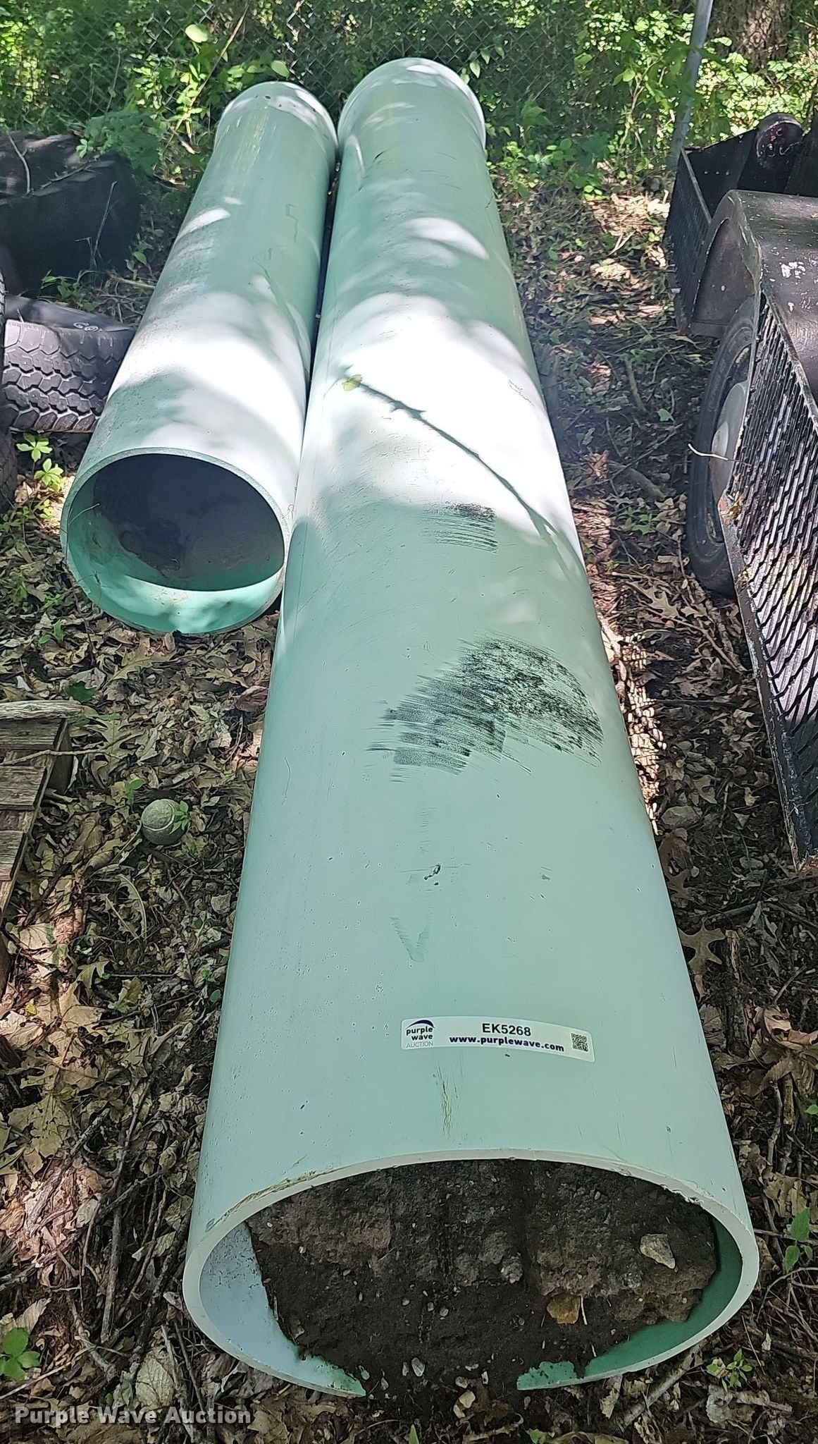 (3) PVC pipes in Emporia, KS | Item EK5268 sold | Purple Wave