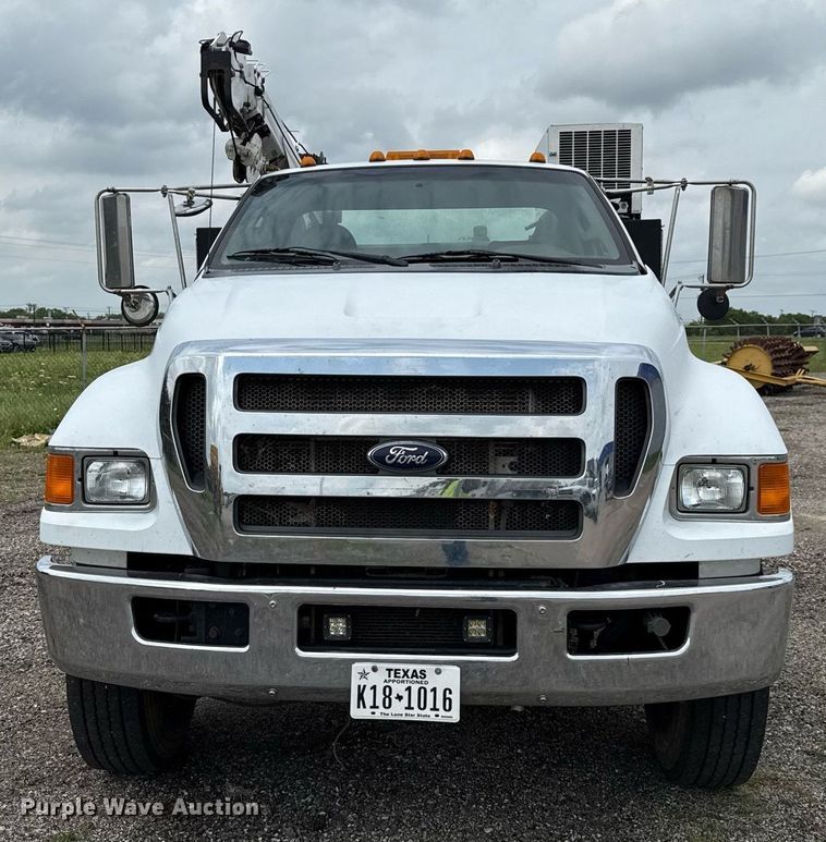 2015 Ford F750 Super Duty utility / service truck in Forney, TX | Item DP6142 sold | Purple Wave